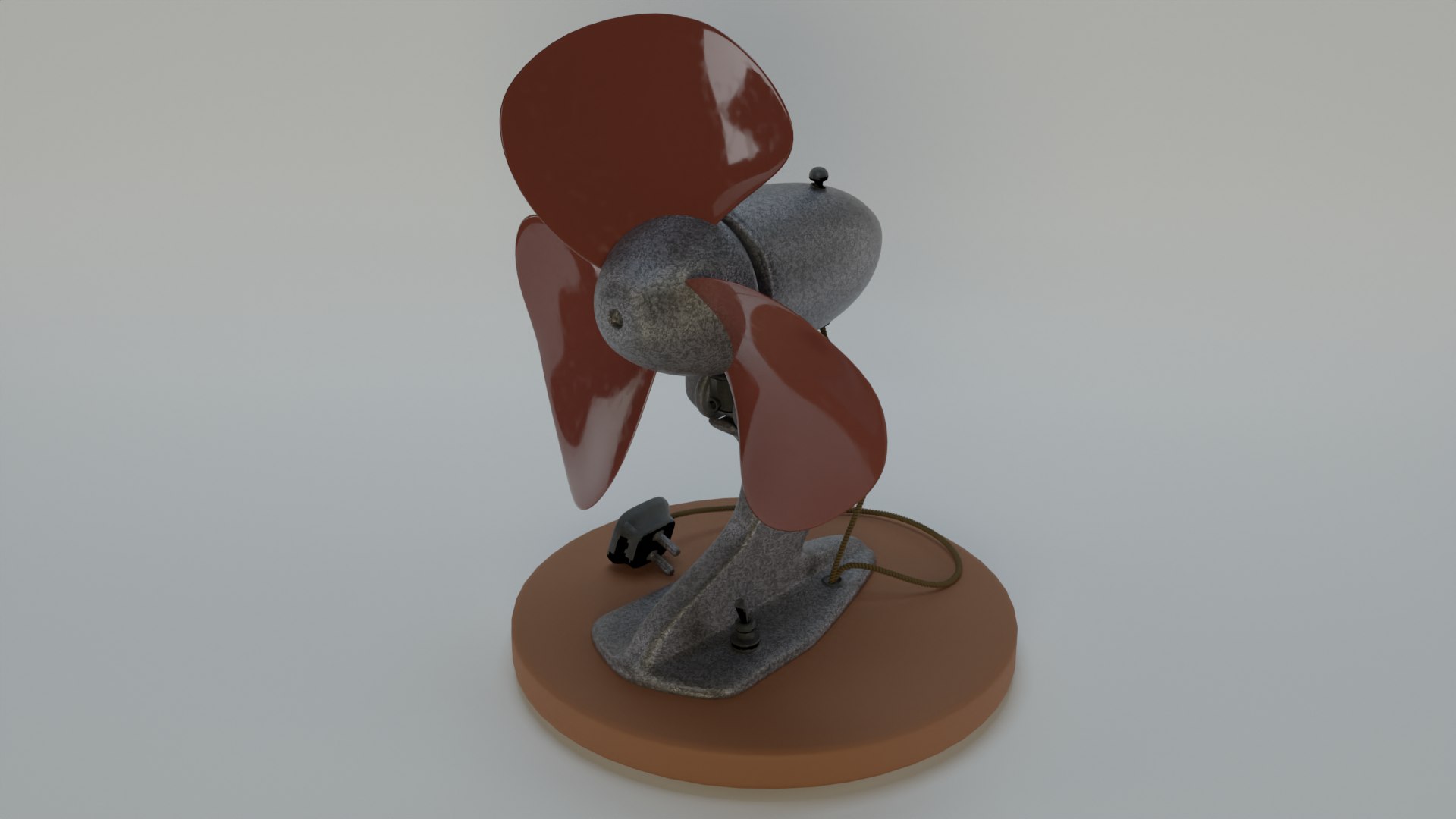 Retro Table Fan 3d Model 3D Model - TurboSquid 2125449