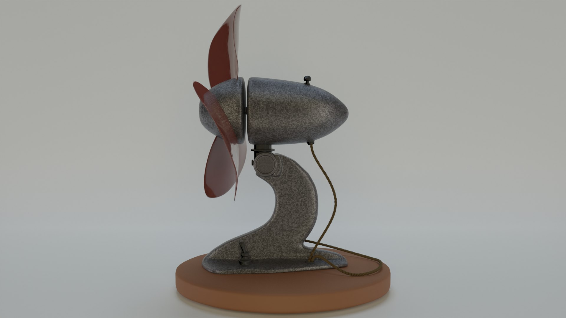 Retro Table Fan 3d Model 3D Model - TurboSquid 2125449