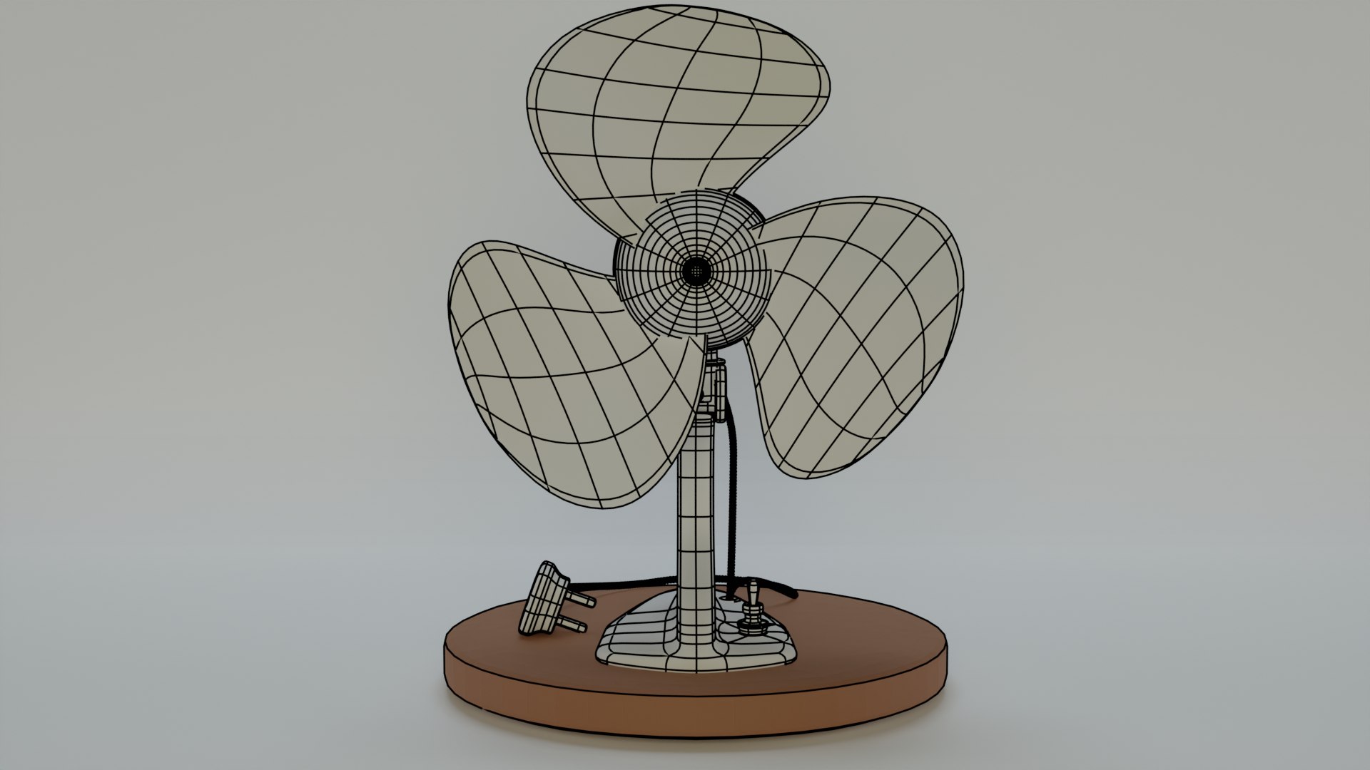 Retro Table Fan 3d Model 3D Model - TurboSquid 2125449