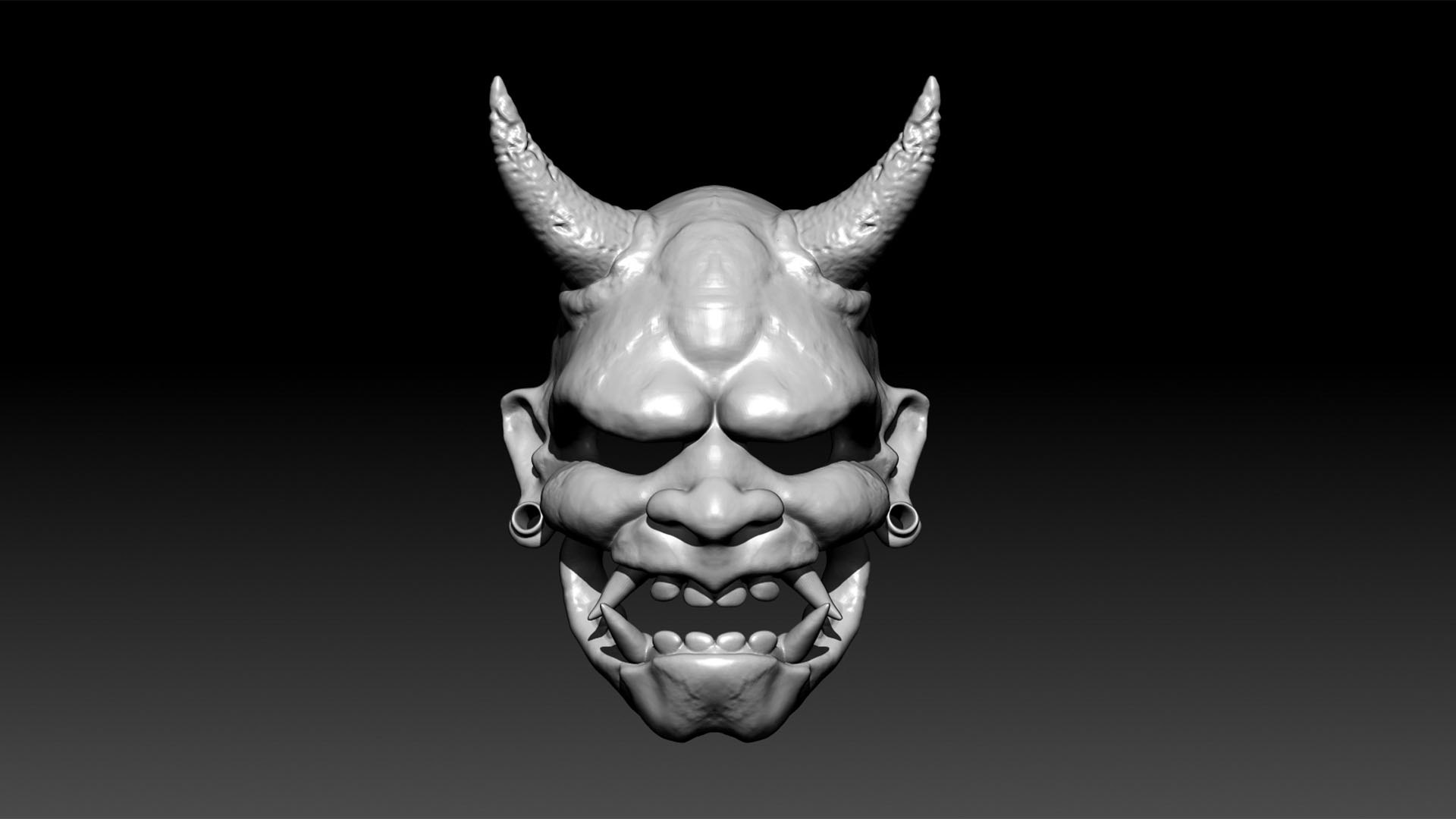 3D модель japanese mask - TurboSquid 2035456