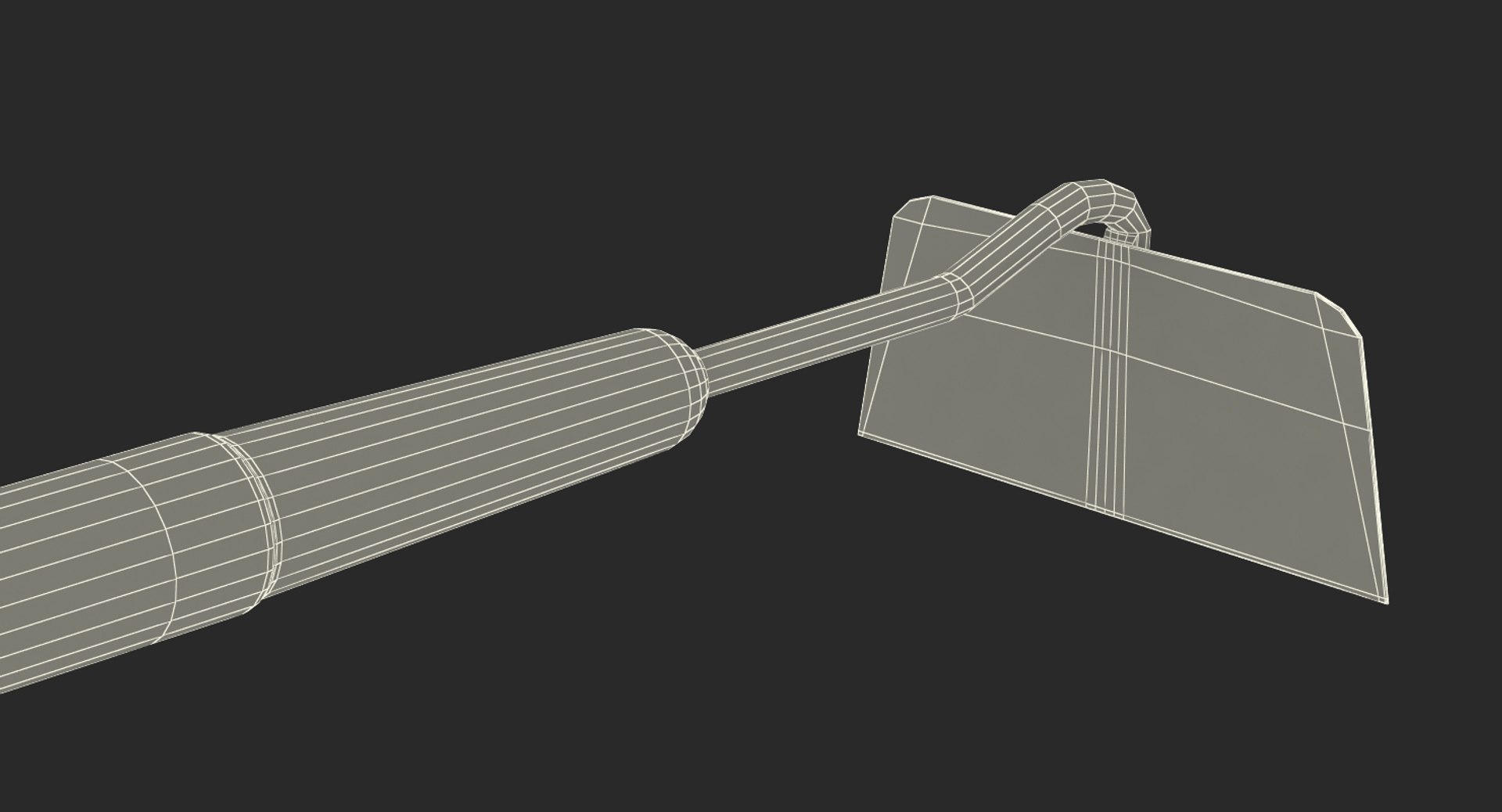 Stainless Steel Draw Hoe 3D Model - TurboSquid 1330127