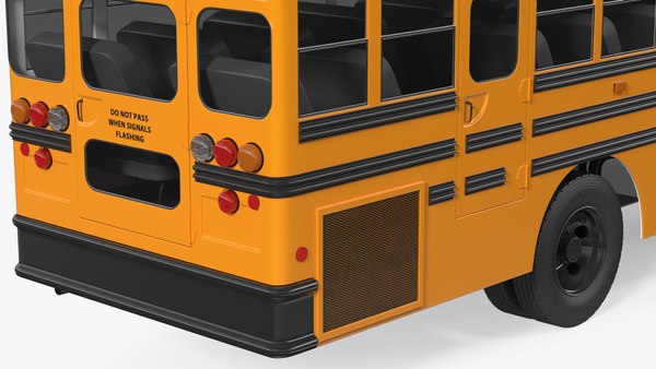 Blue Bird TX3 School Bus 3D model - TurboSquid 1767055