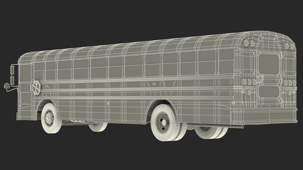 Blue Bird TX3 School Bus 3D model - TurboSquid 1767055