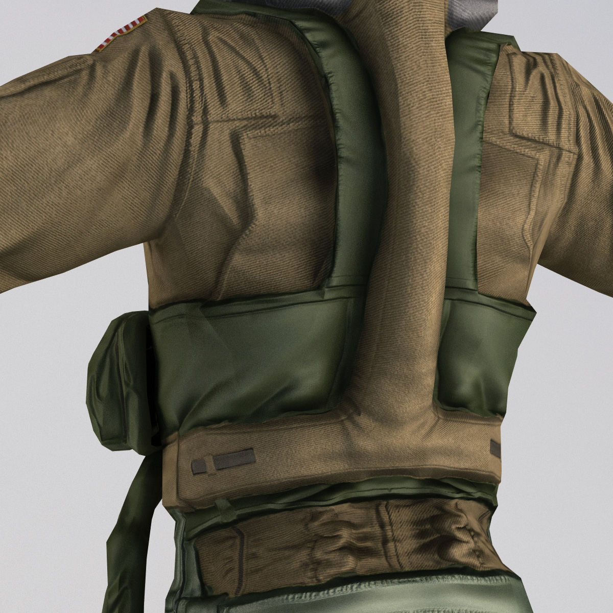 military pilot v2 static 3d model