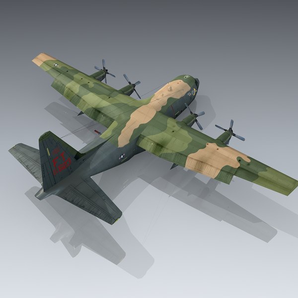 gunship ghost rider lockheed c-130 3d 3ds