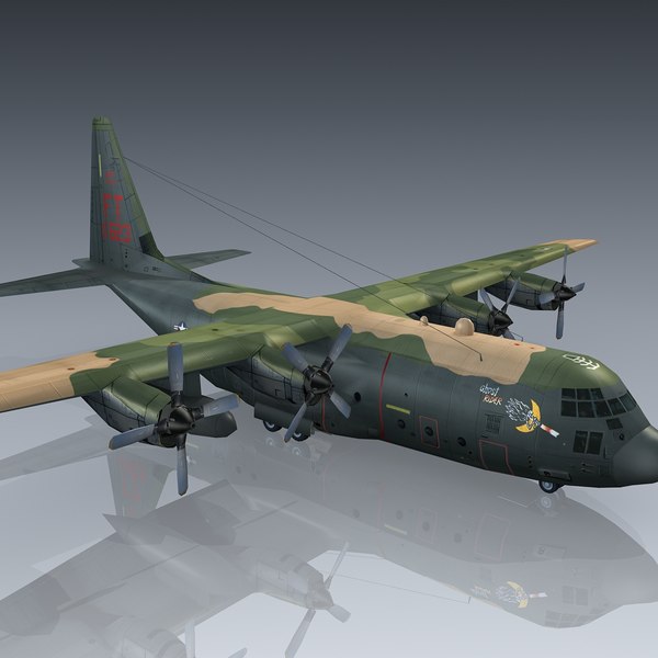 gunship ghost rider lockheed c-130 3d 3ds