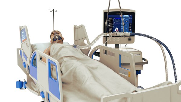 3D patient ventilator - TurboSquid 1660081