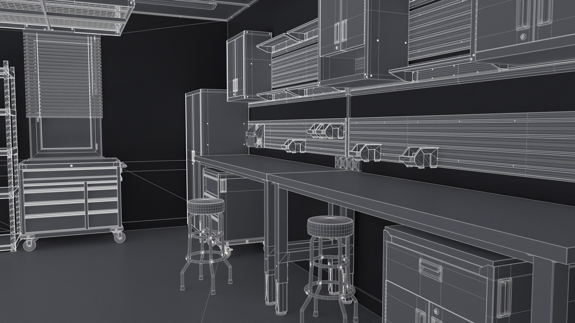 Home Garage Interior 1 UE5 3D - TurboSquid 2128682