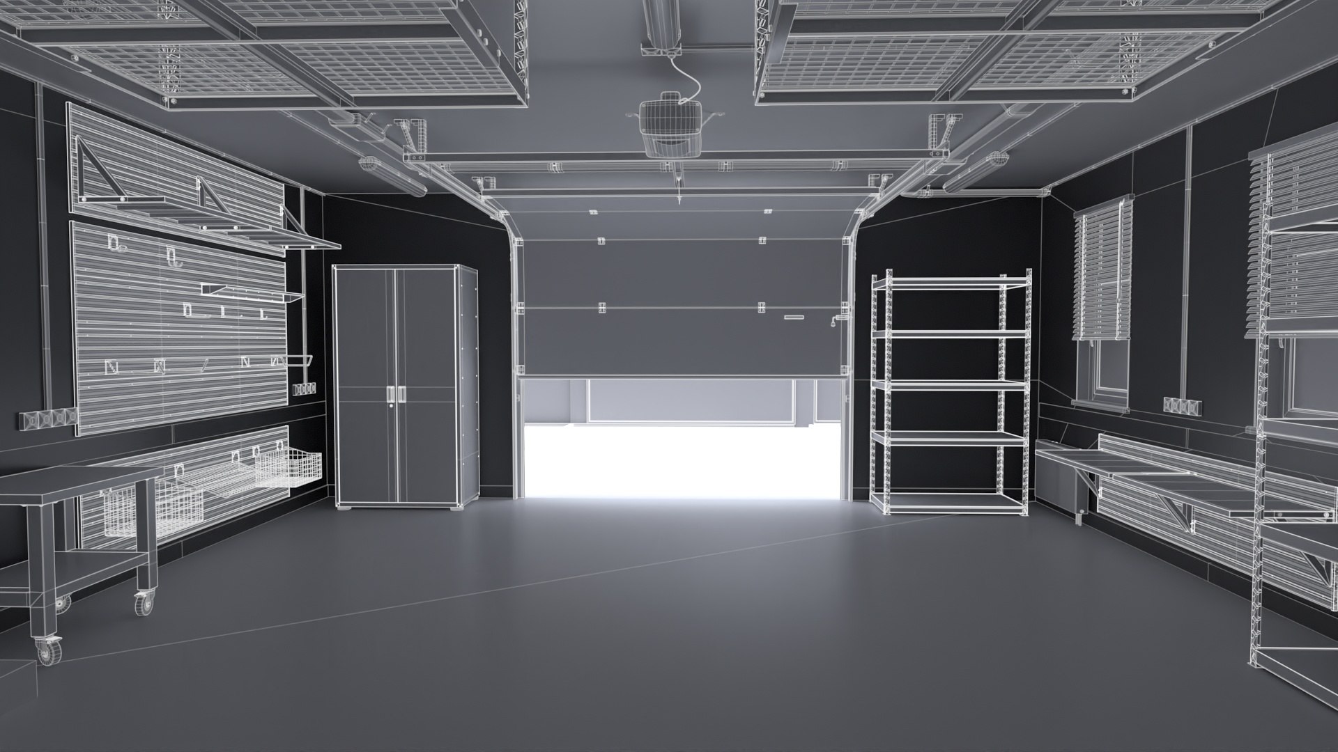 Home Garage Interior 1 UE5 3D - TurboSquid 2128682