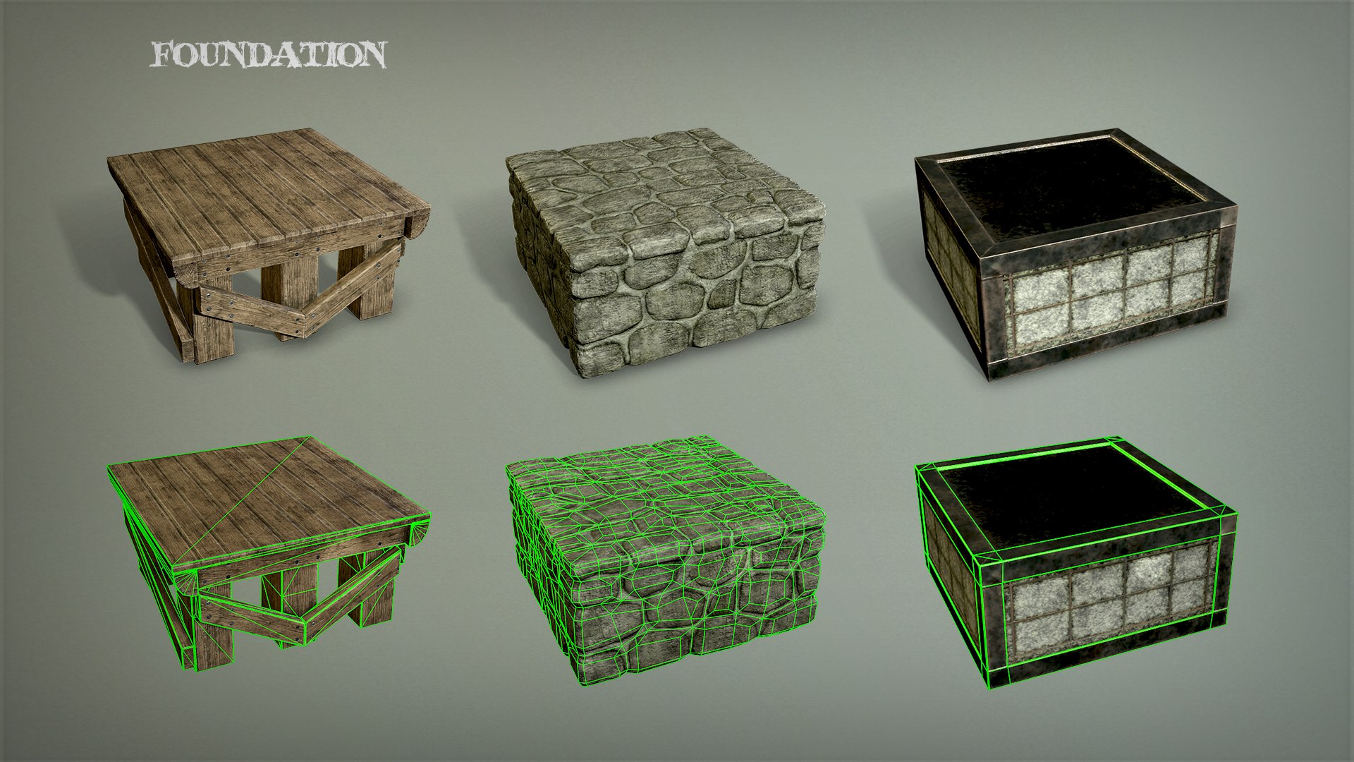 3D Model Survival Construction Pack - TurboSquid 1618772