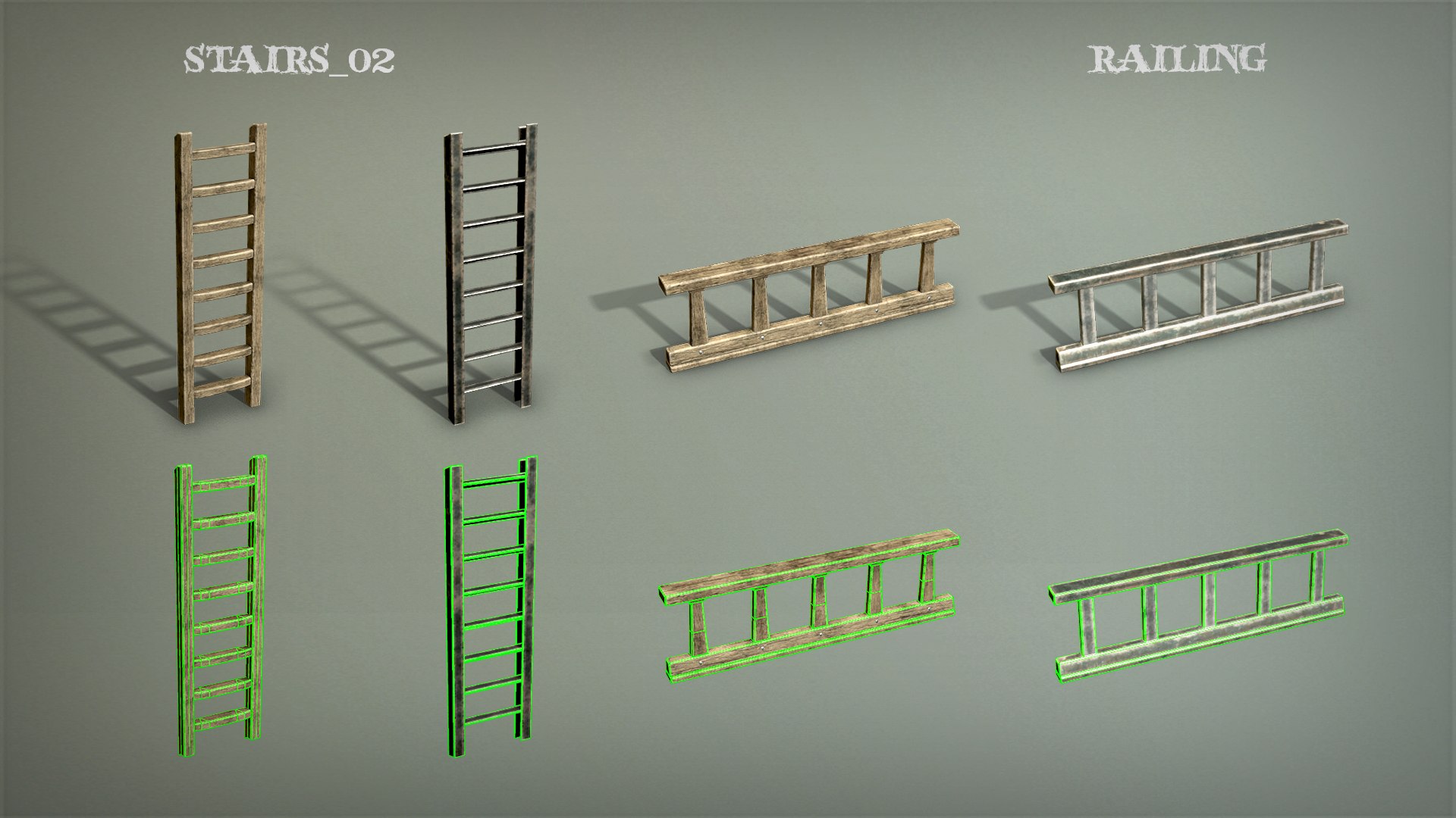 3D Model Survival Construction Pack - TurboSquid 1618772