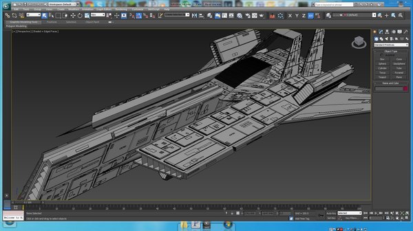 free sci fi race jet 3d model