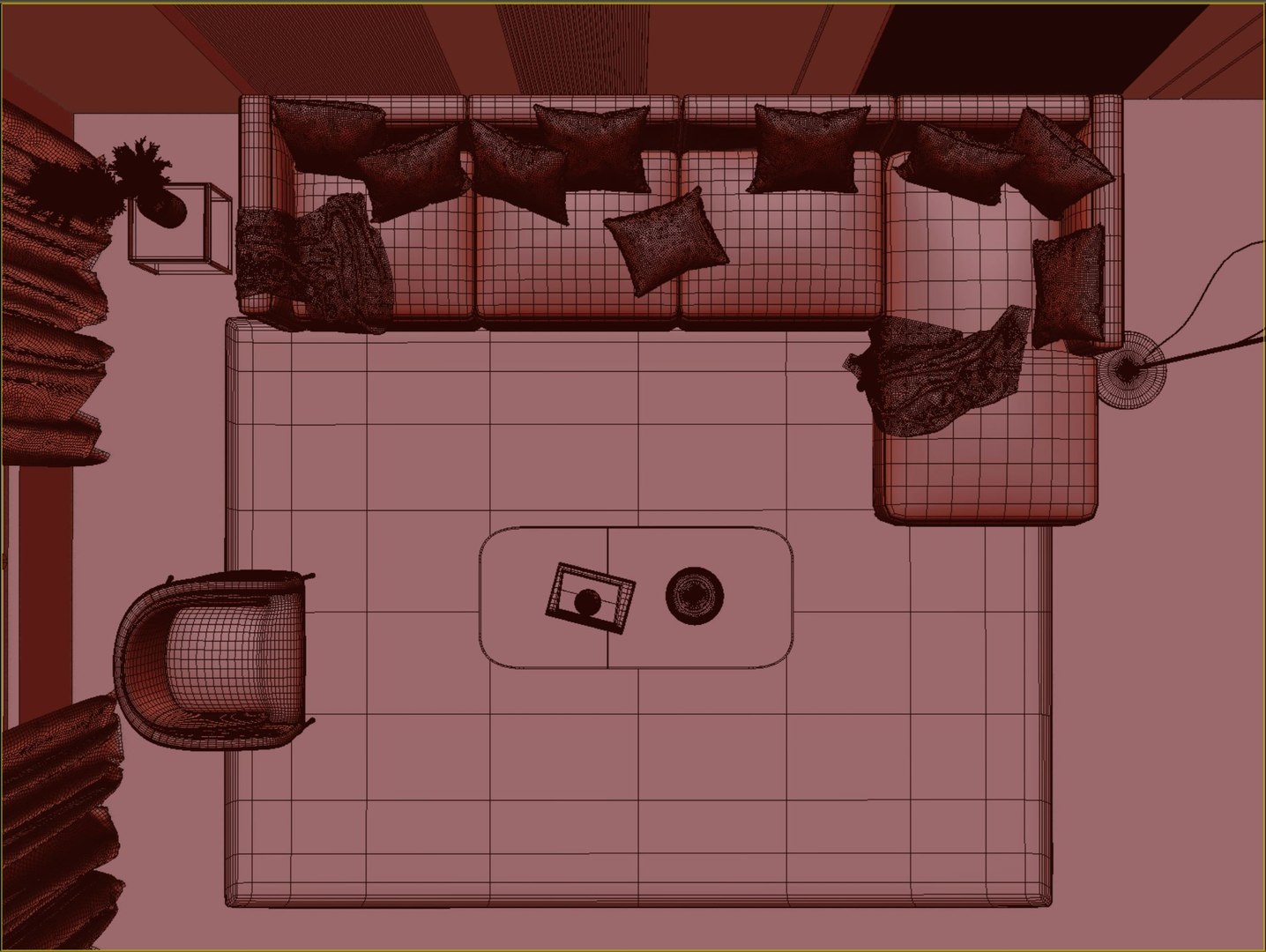 3D Interior Scene Living Room 17 - TurboSquid 2107114