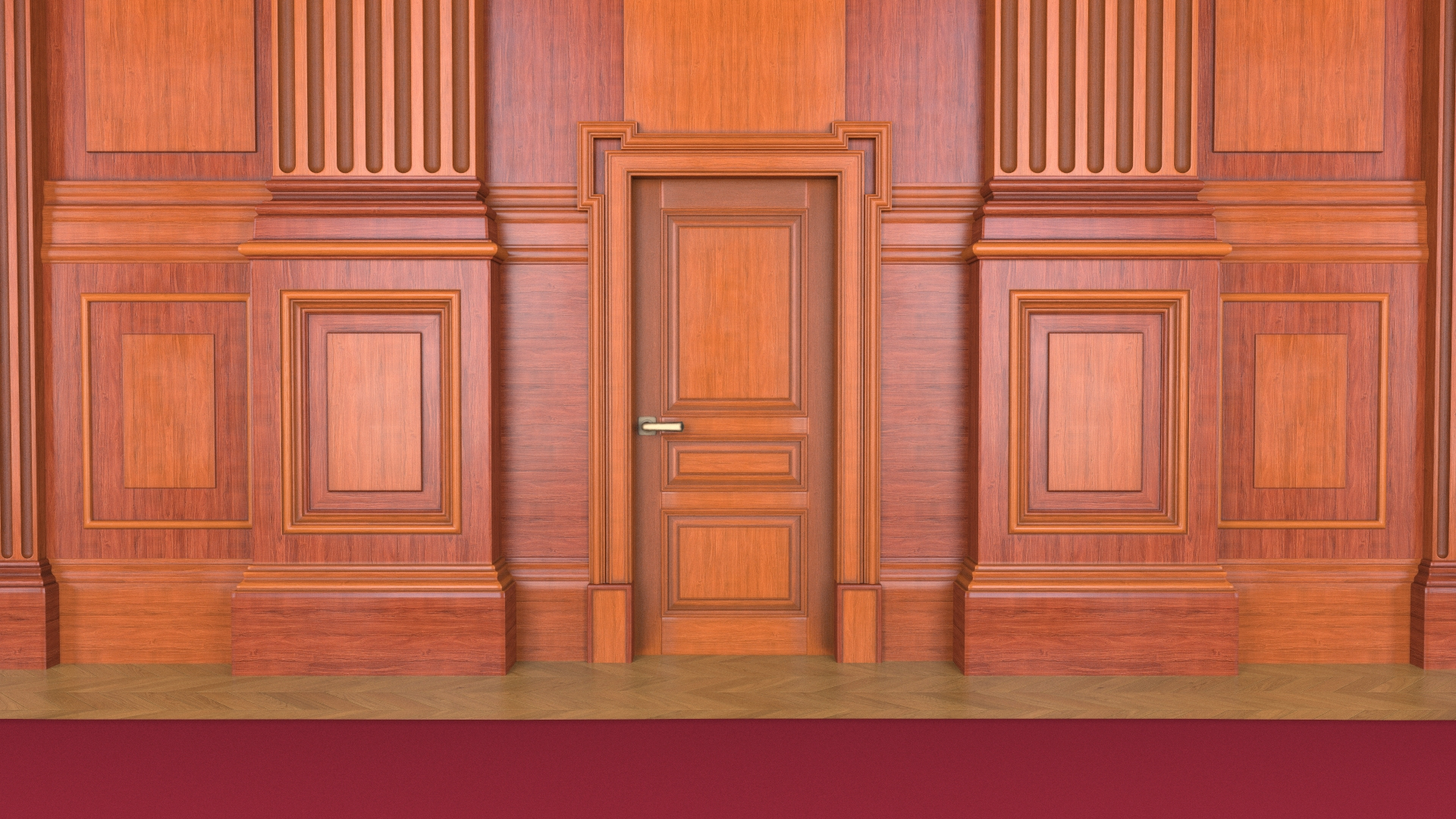 Classic Corridor Interior Model - TurboSquid 1522164