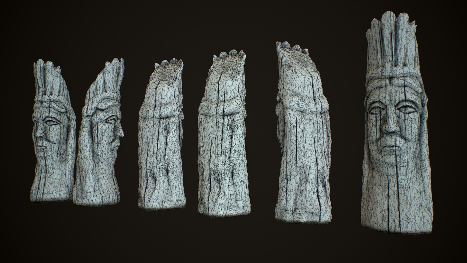 3D Totem Wood 8 - TurboSquid 2135473