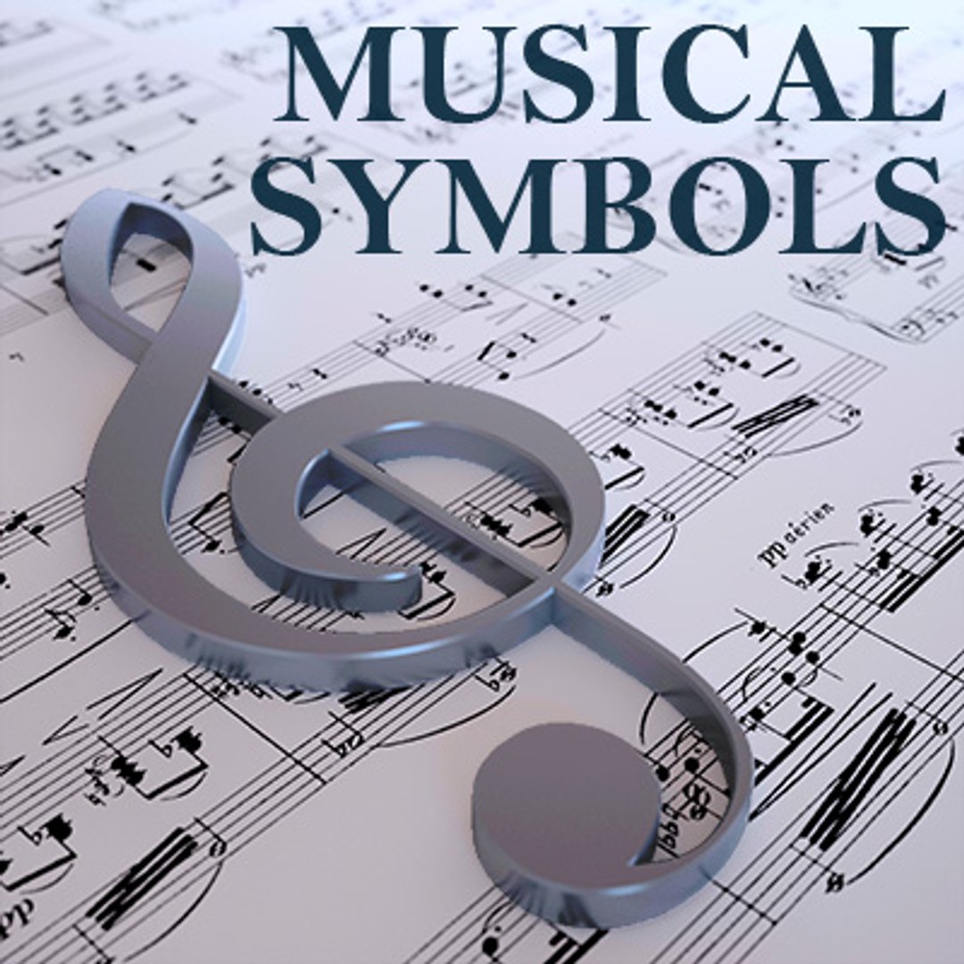 Musical Symbols 3d Obj