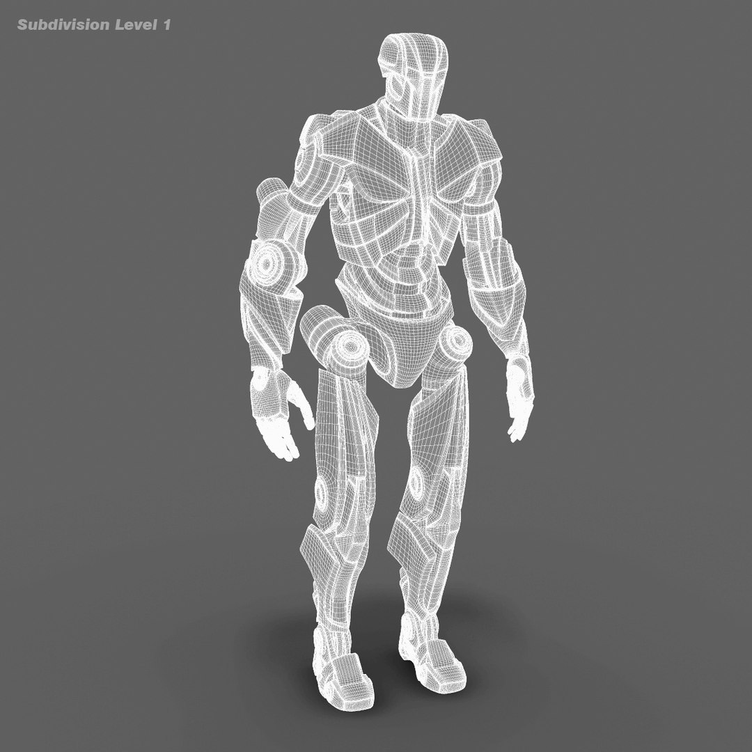 Maya Humanoid Robot Rig
