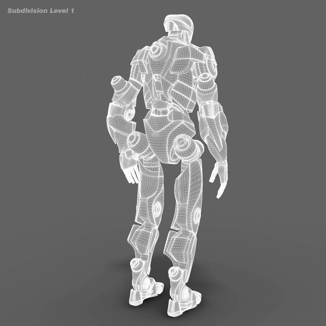Maya Humanoid Robot Rig
