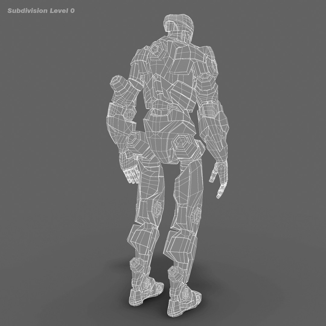 Maya Humanoid Robot Rig
