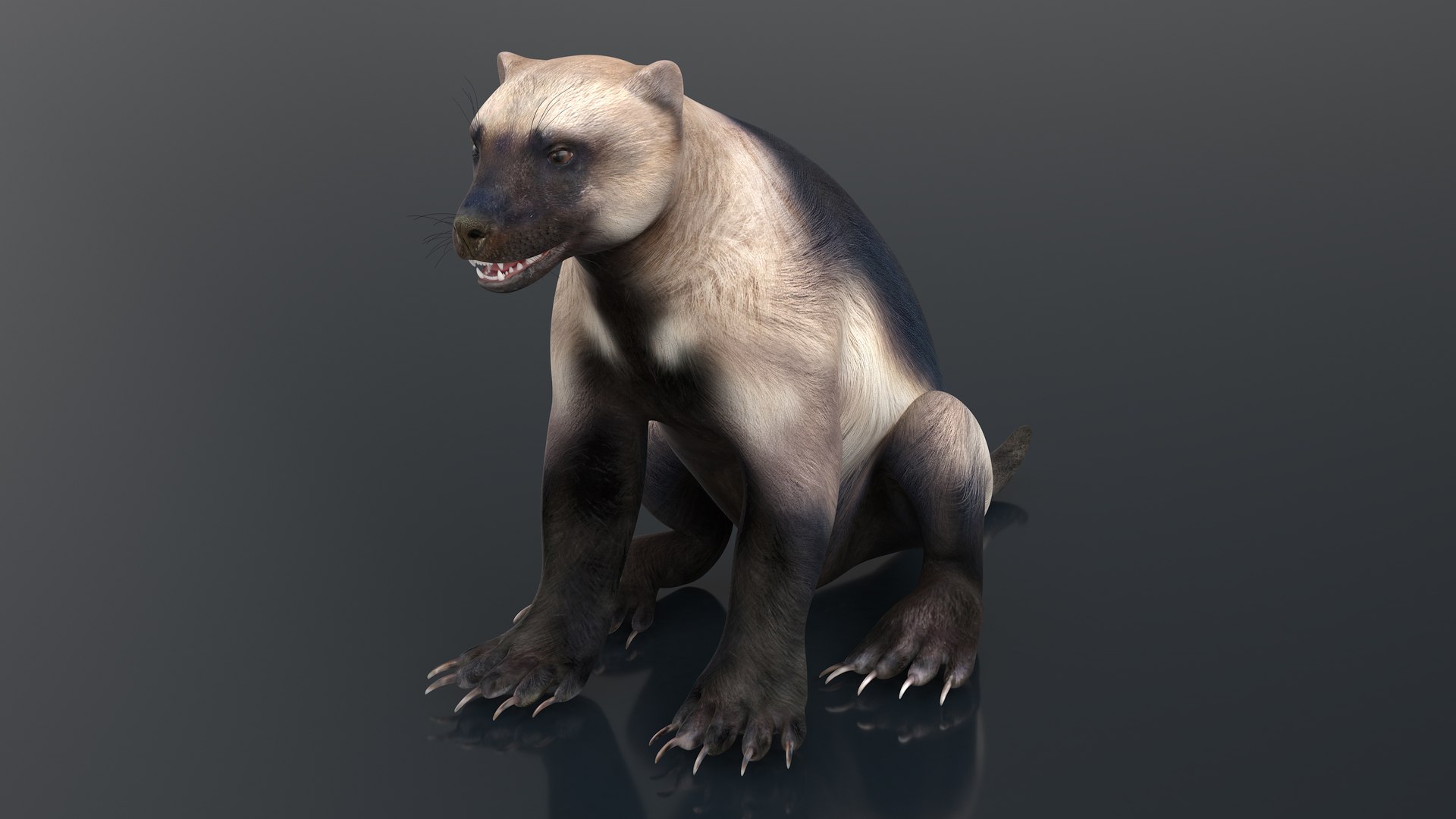 Wolverine Light Color Sitting Pose Model - TurboSquid 2130576