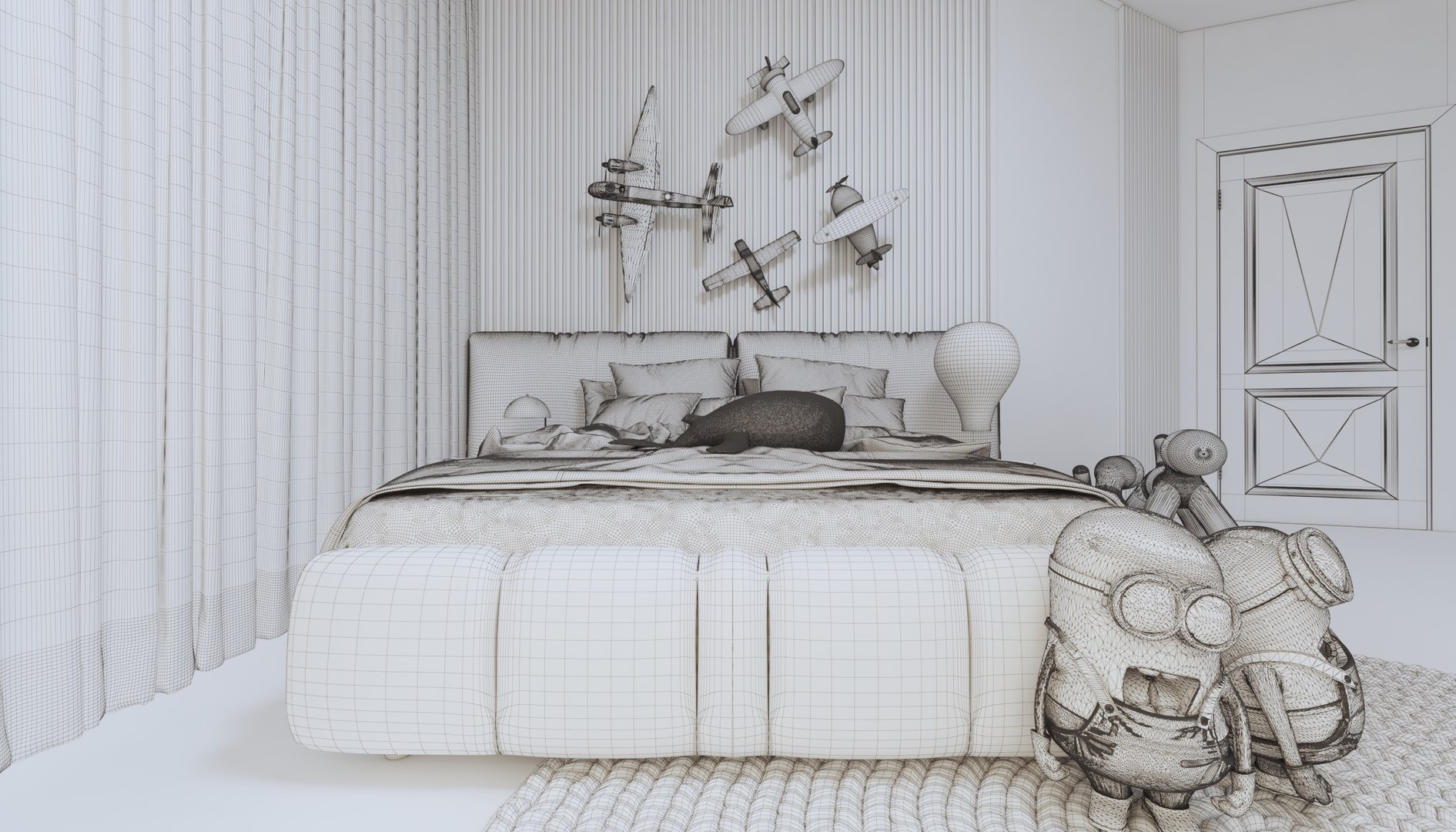 3D Kids Room Model - TurboSquid 2197362