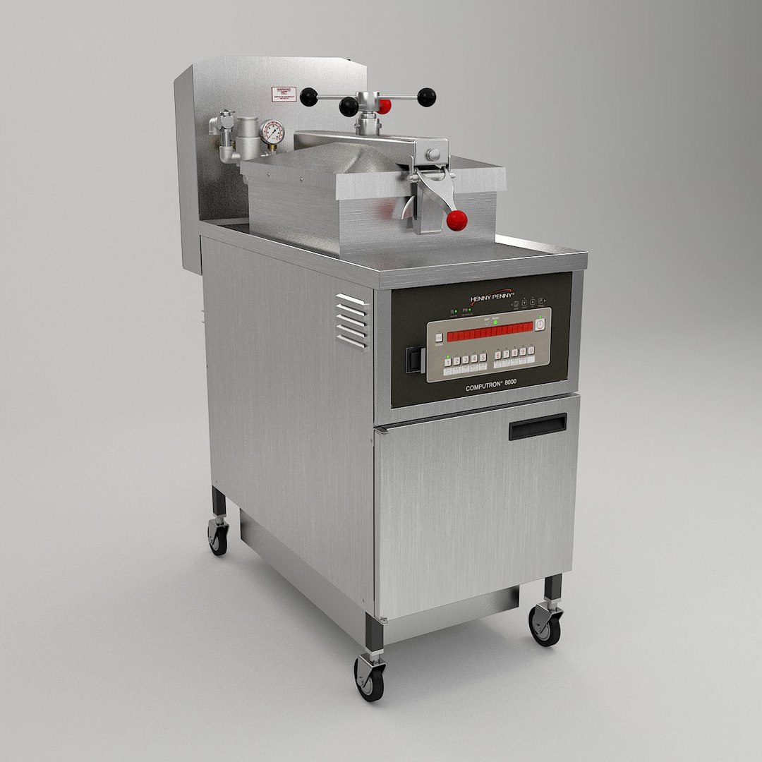 3D Model Pressure Fryer - TurboSquid 1380367
