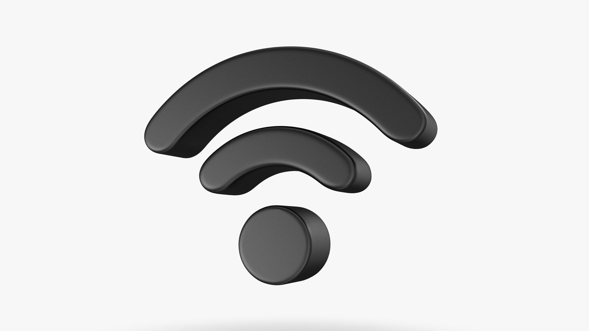 3D Wifi Symbol 3 - TurboSquid 2092999