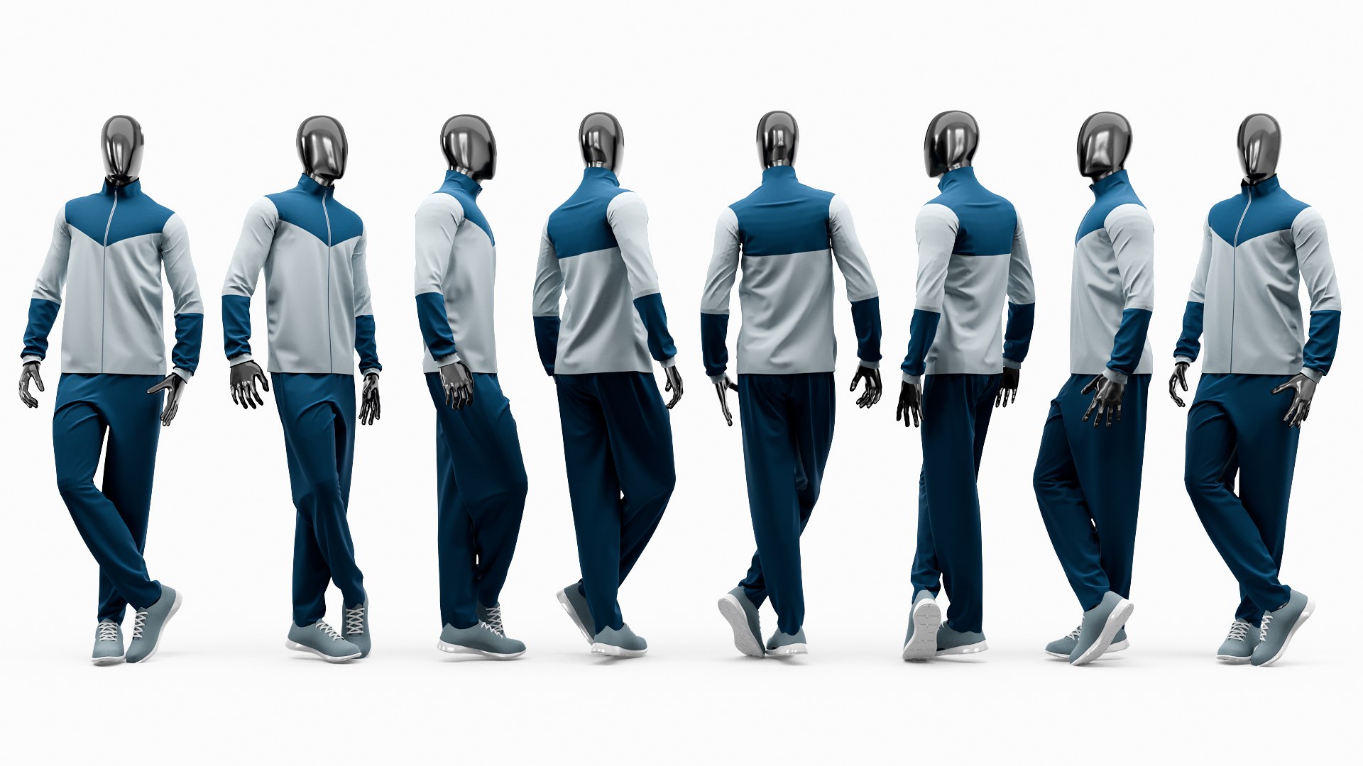 3D Male Sport Mannequins Model - TurboSquid 1492516