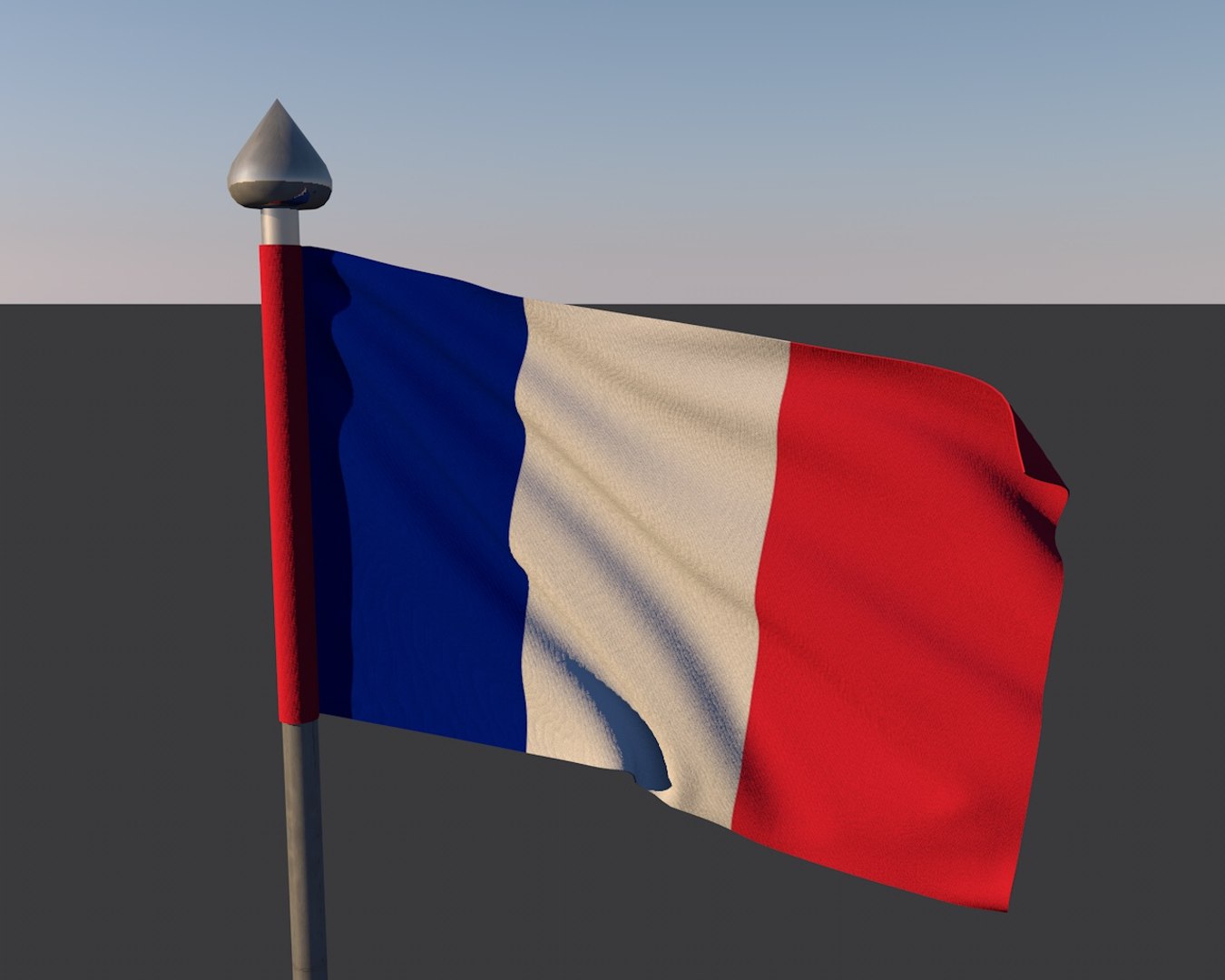 Flag France 3d Model