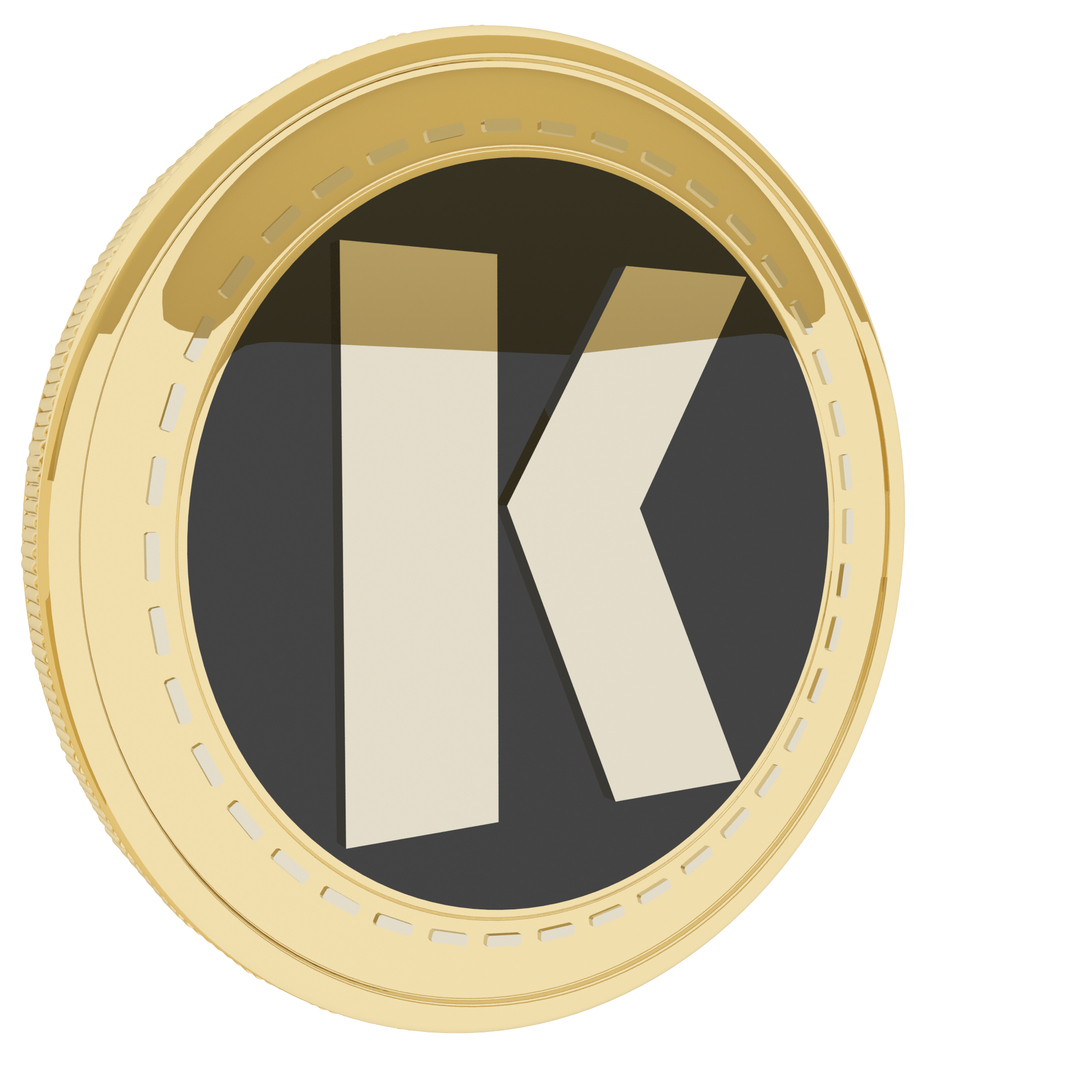 KemaCoin Cryptocurrency Gold Coin 3D - TurboSquid 1857013