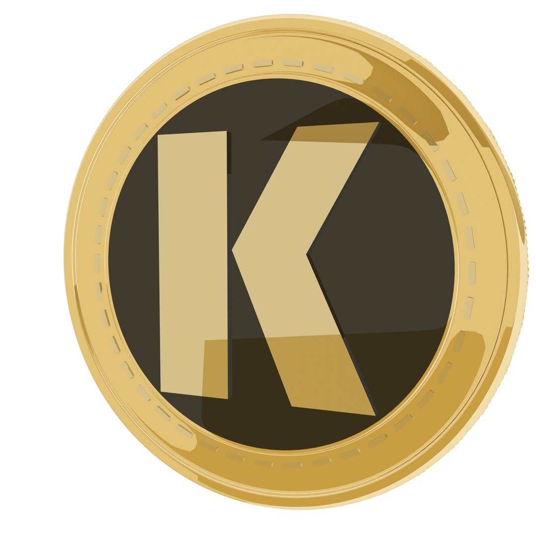 KemaCoin Cryptocurrency Gold Coin 3D - TurboSquid 1857013