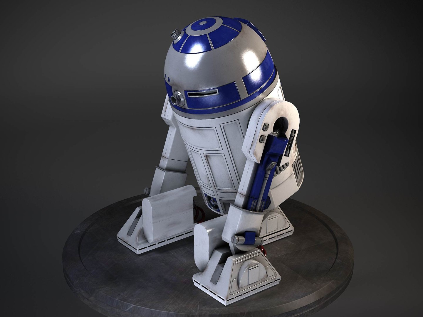 3d model star wars r2d2