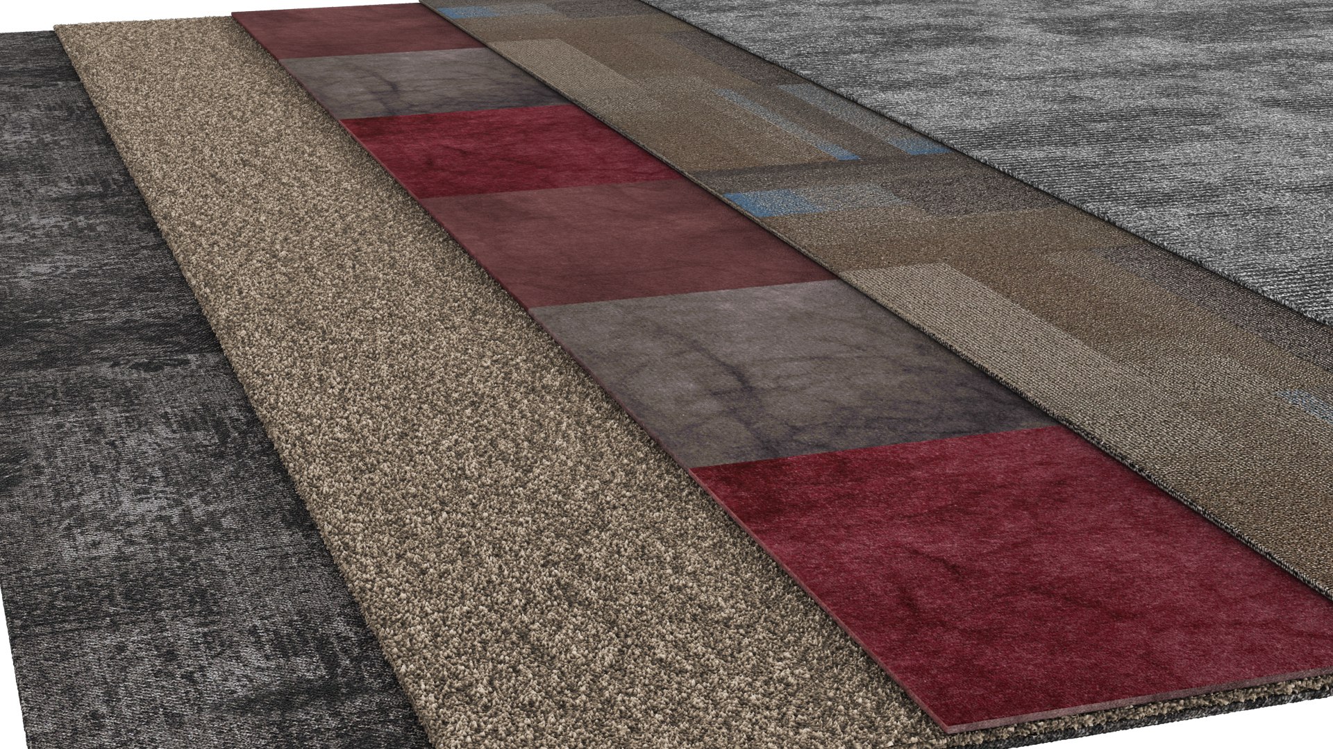 3D Natural Carpet Set 01 - TurboSquid 2051372