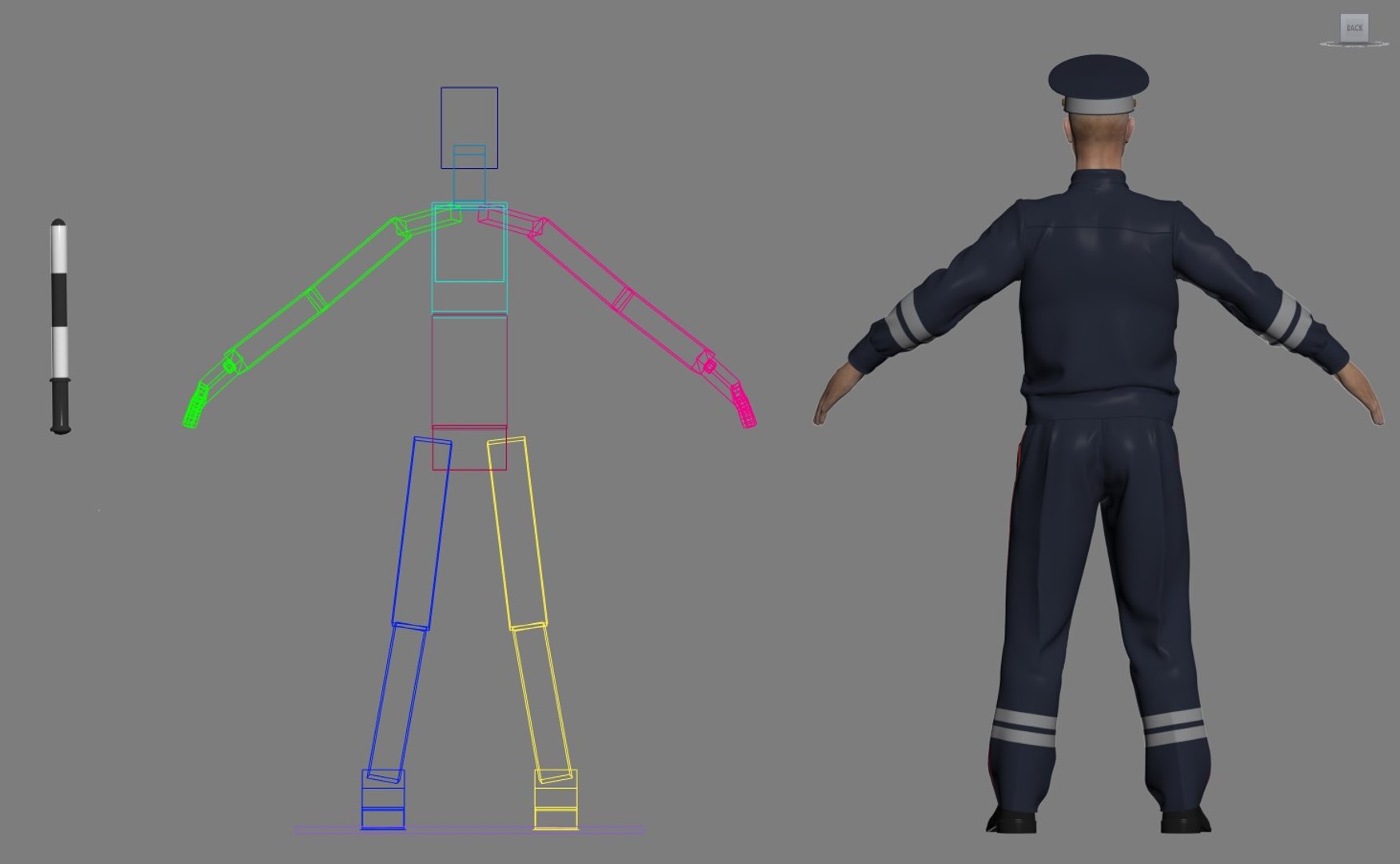 3D Policeman Man Police - TurboSquid 1444928