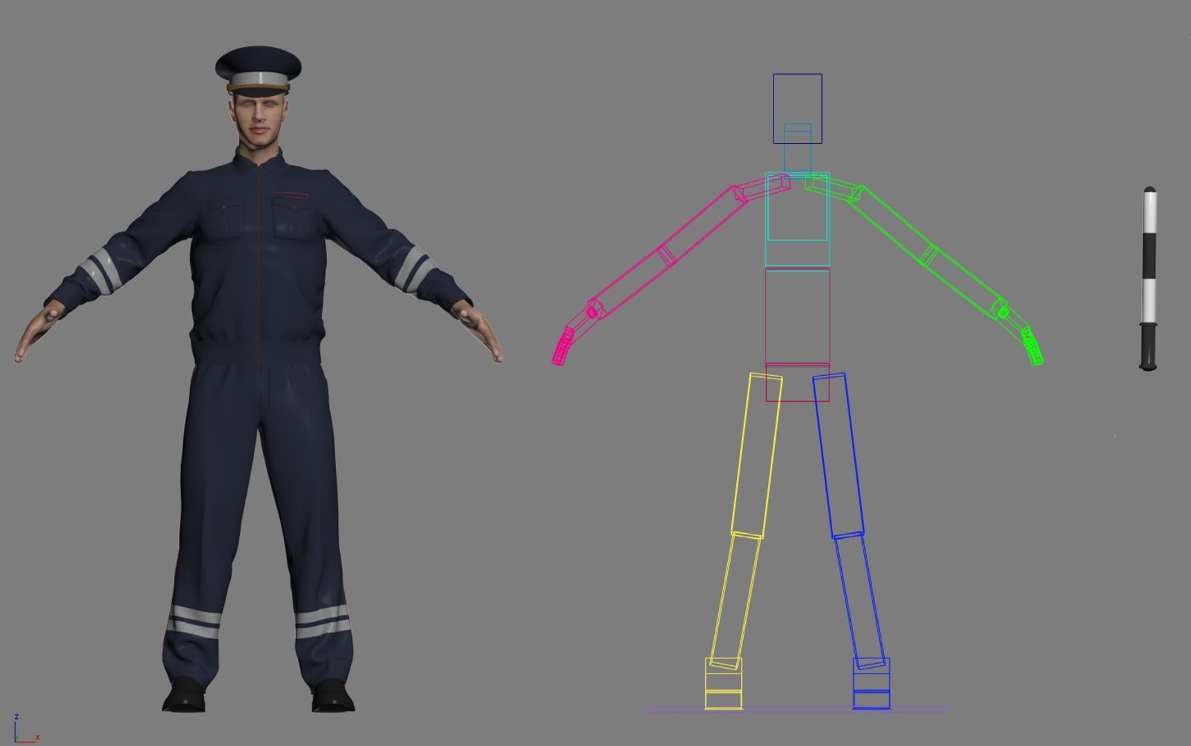3D Policeman Man Police - TurboSquid 1444928