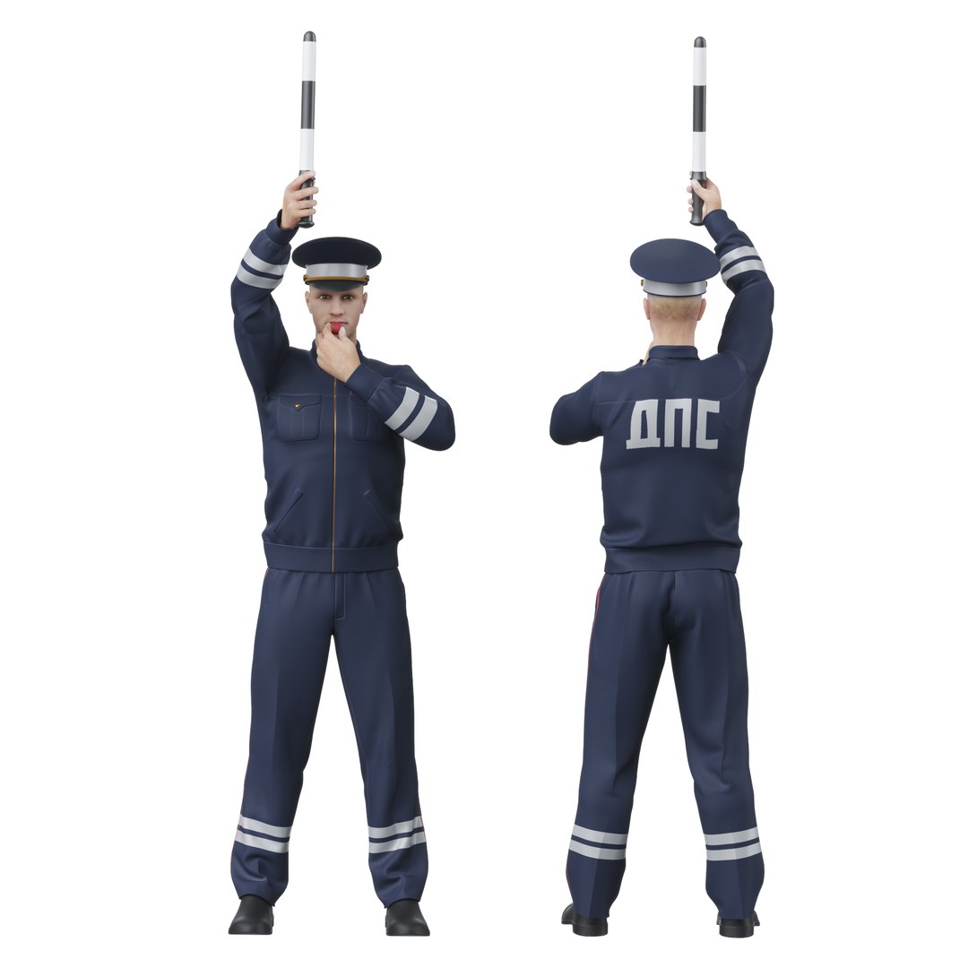 3D Policeman Man Police - TurboSquid 1444928