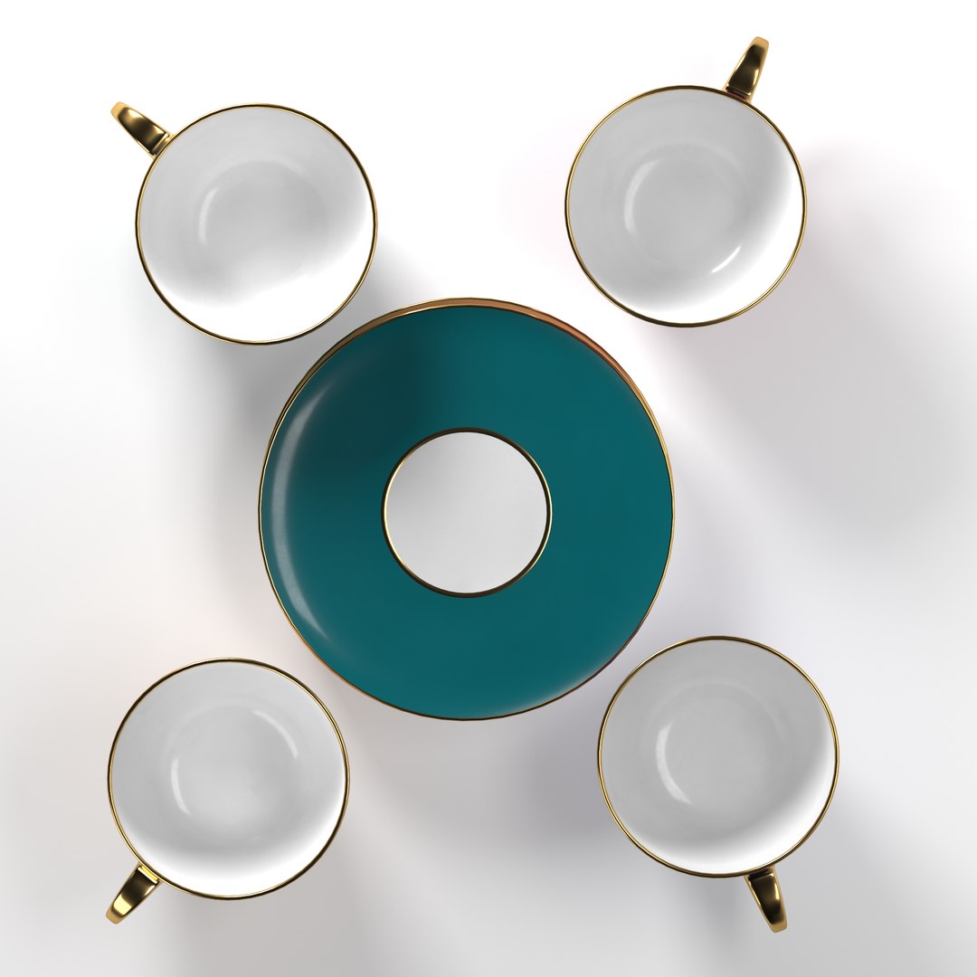 3D Set Of Cups Model - TurboSquid 2147366