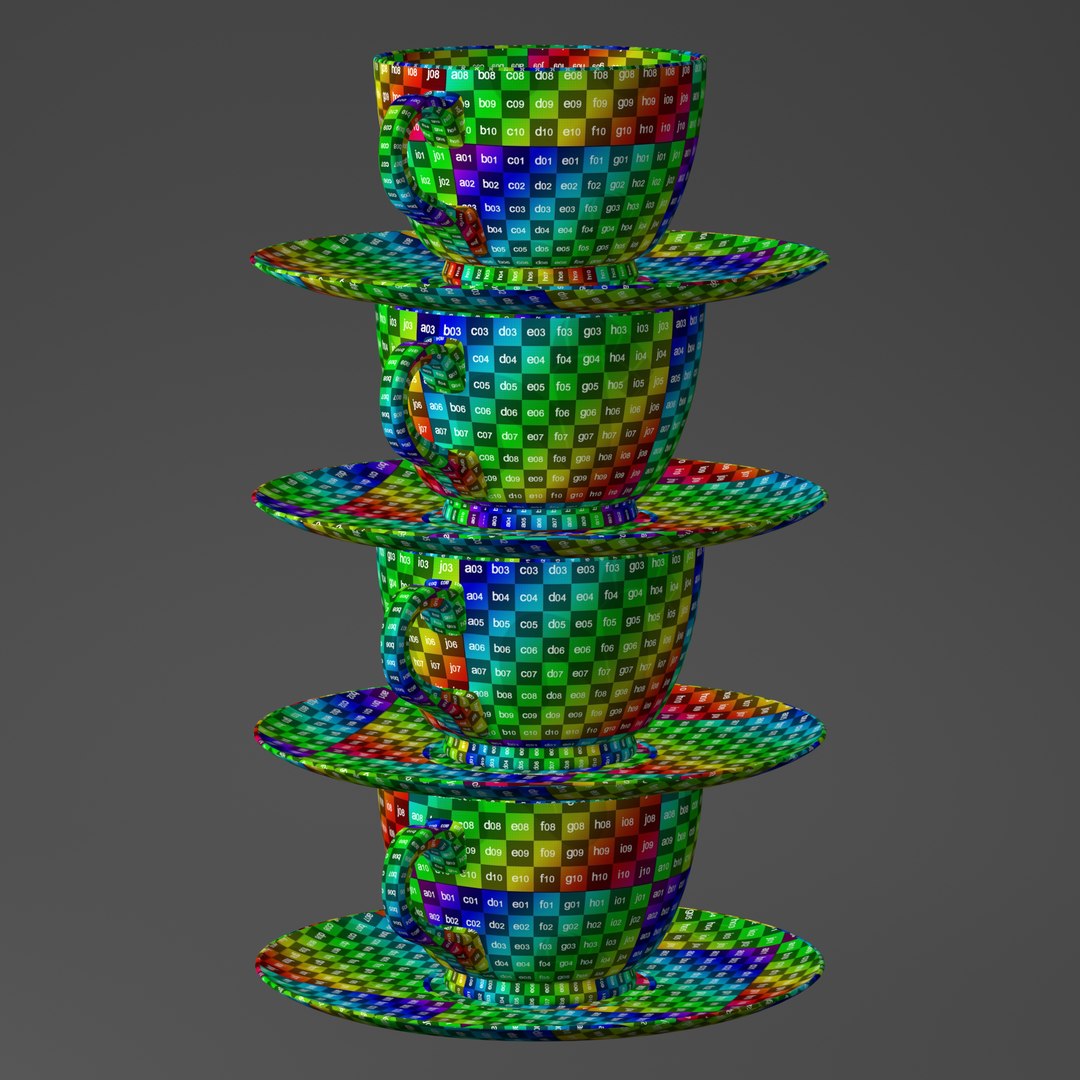 3D Set Of Cups Model - TurboSquid 2147366