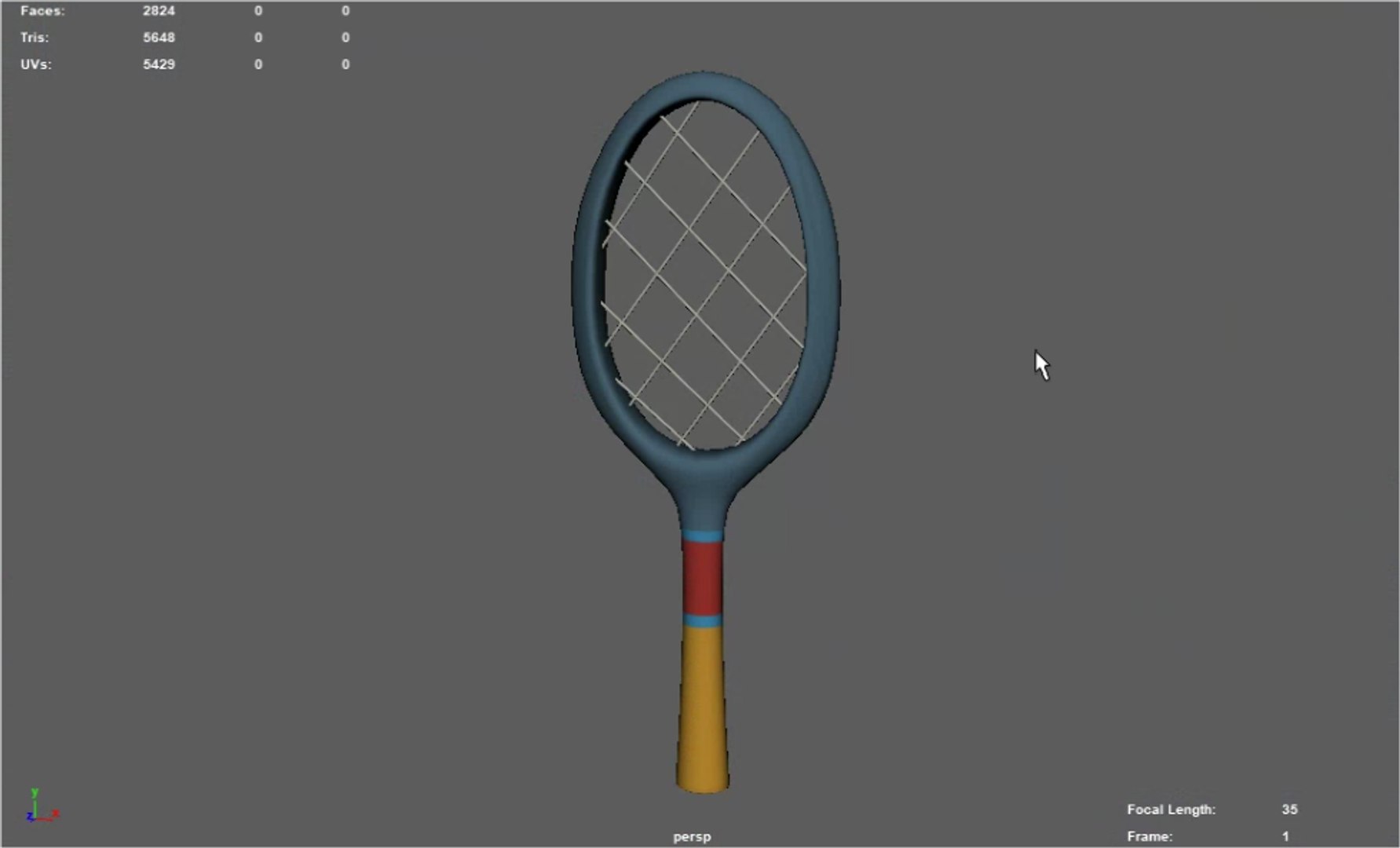 3D tennis racket - TurboSquid 1580297