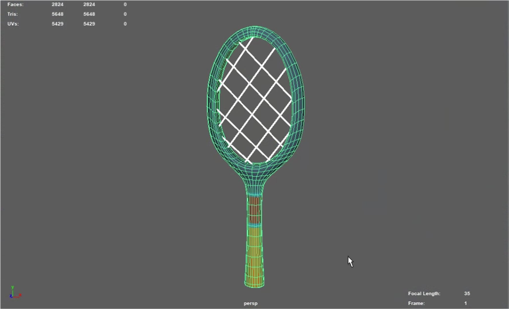 3D tennis racket - TurboSquid 1580297