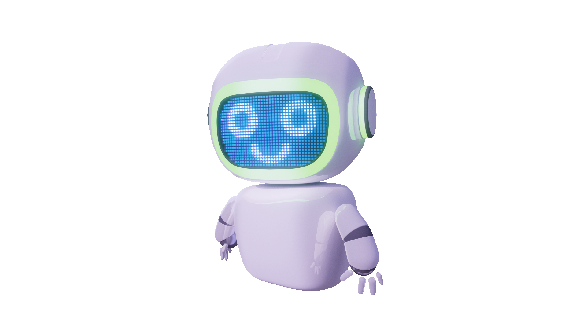 Friendly Assistant Chatbot With Facial Expressions 3D Model ...