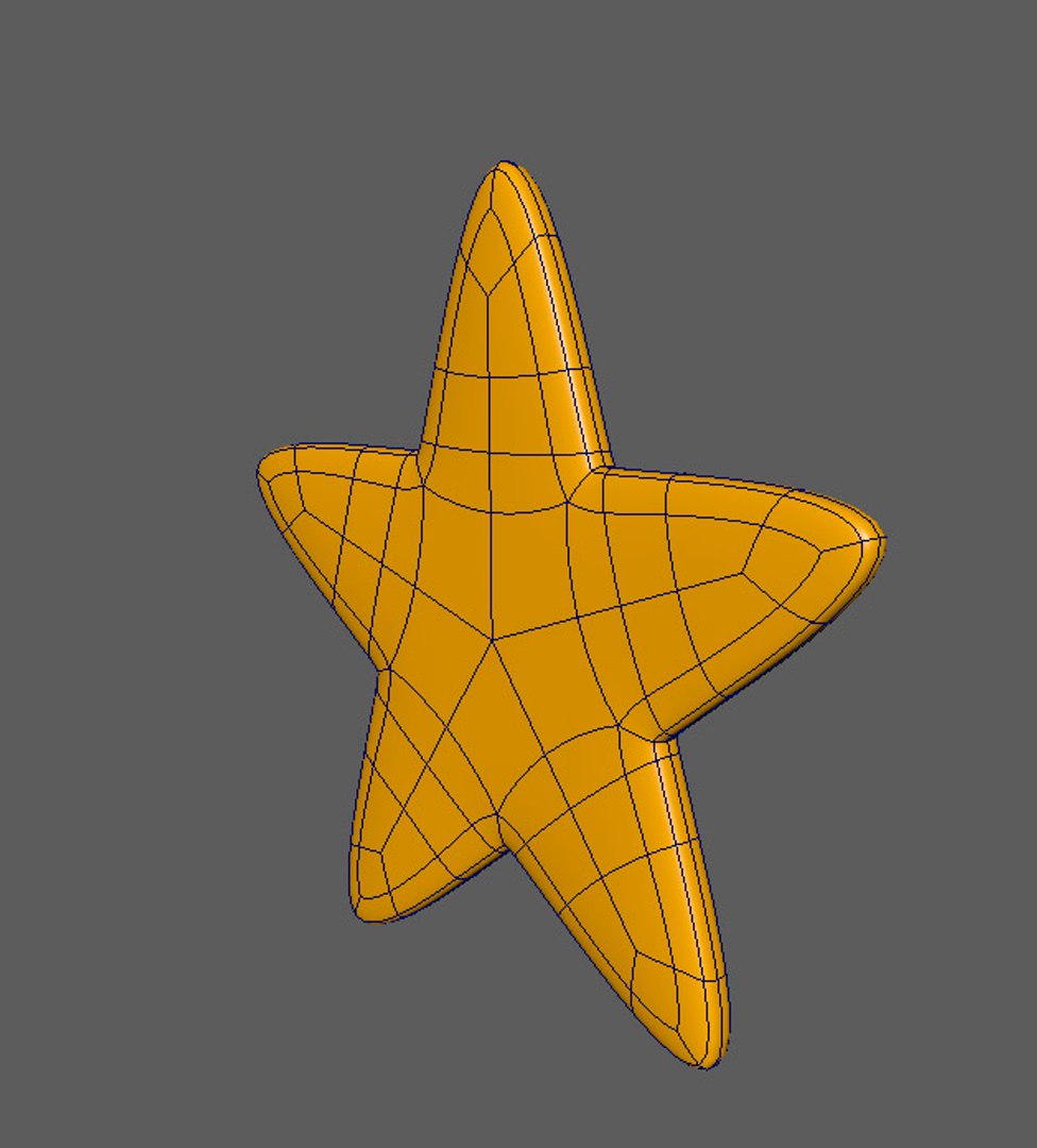 Cartoon Star 3D Model - TurboSquid 1254036