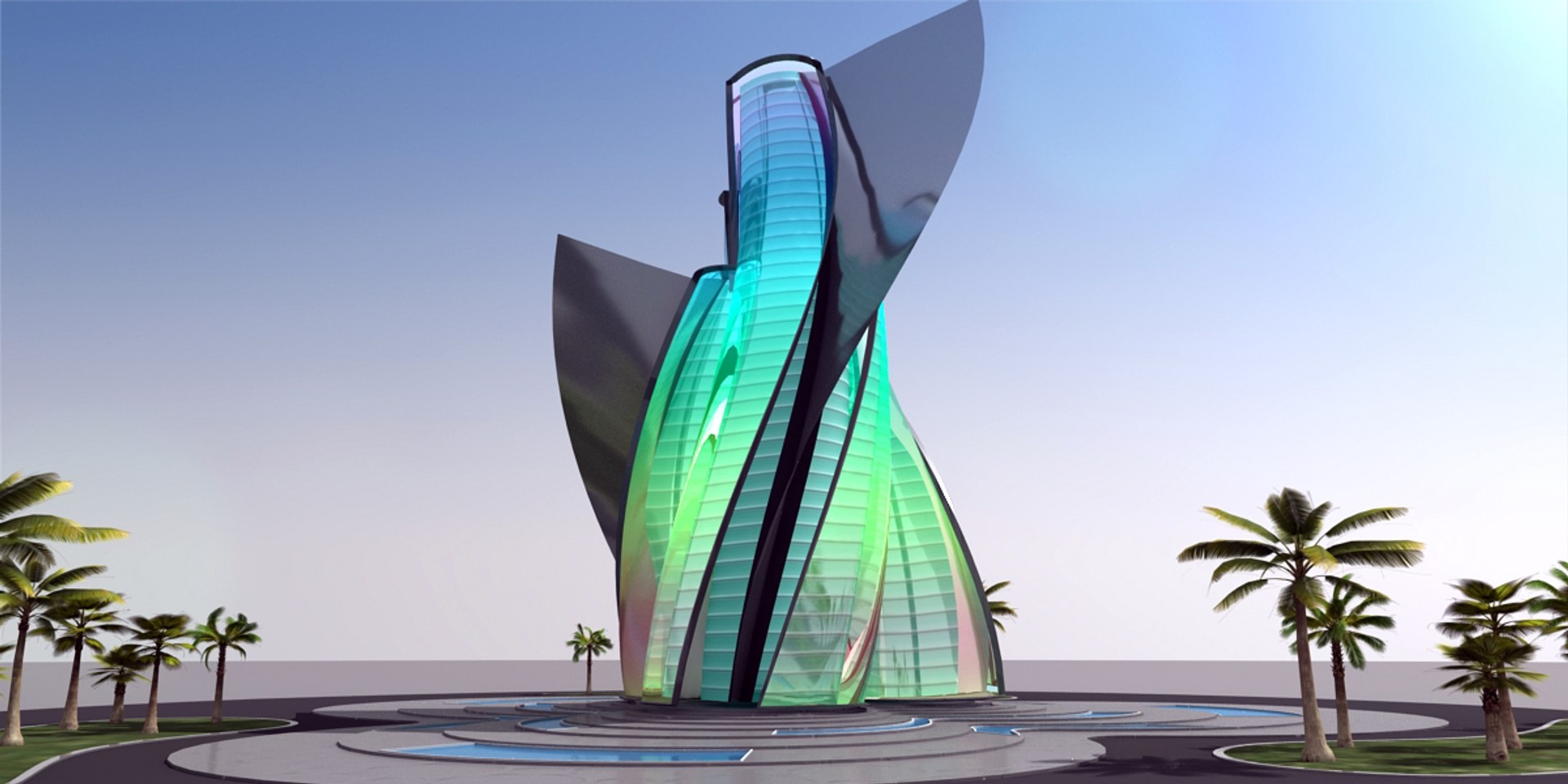 Originally modern building 3D model - TurboSquid 1337709