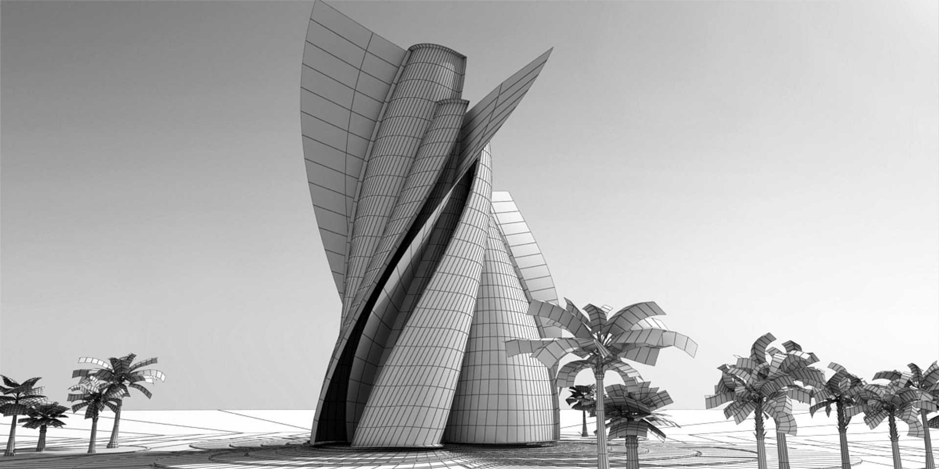 Originally modern building 3D model - TurboSquid 1337709