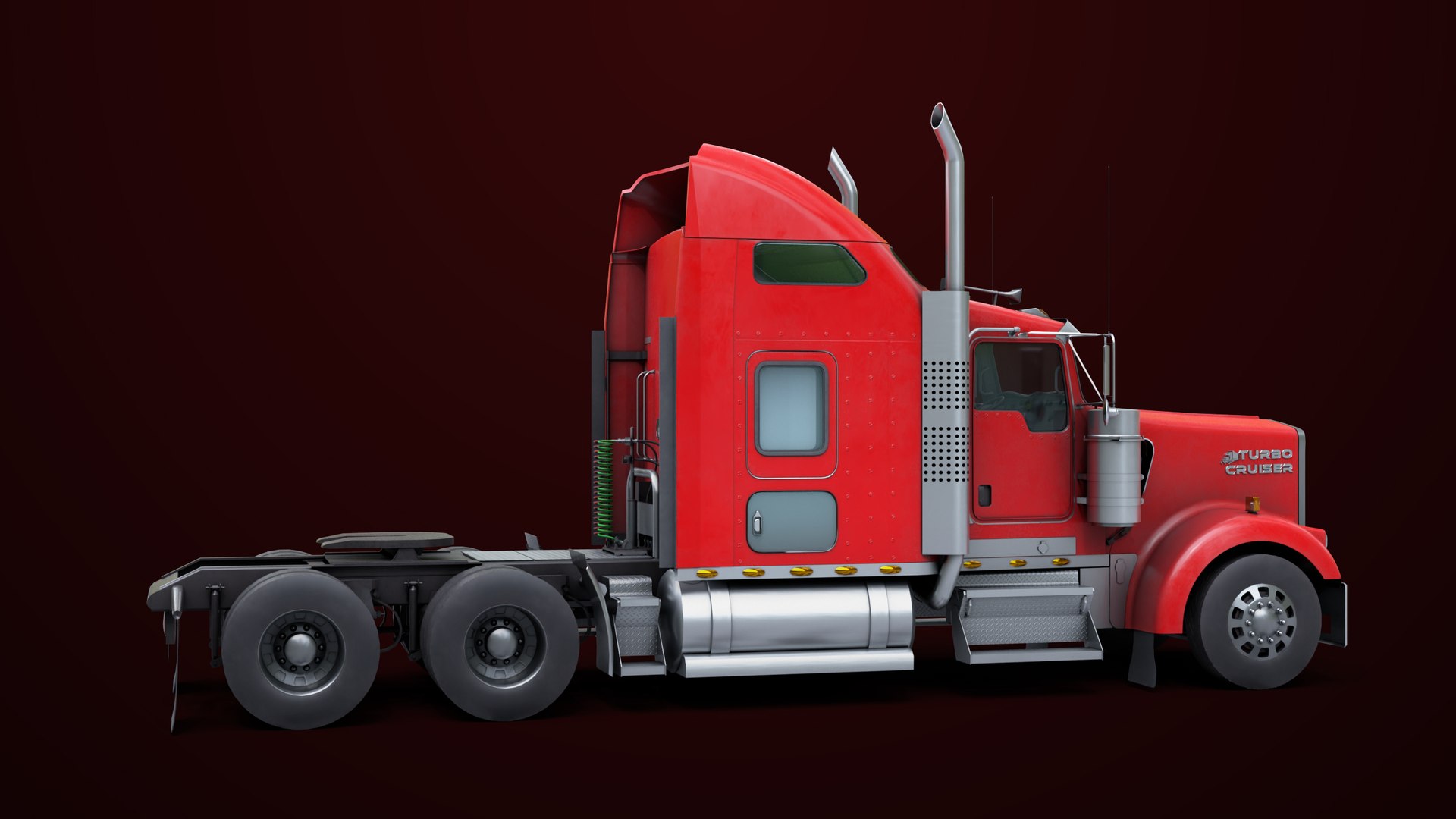 Heavy Truck Chassis 02 Generic All PBR Unity UE Textures Included 3D ...