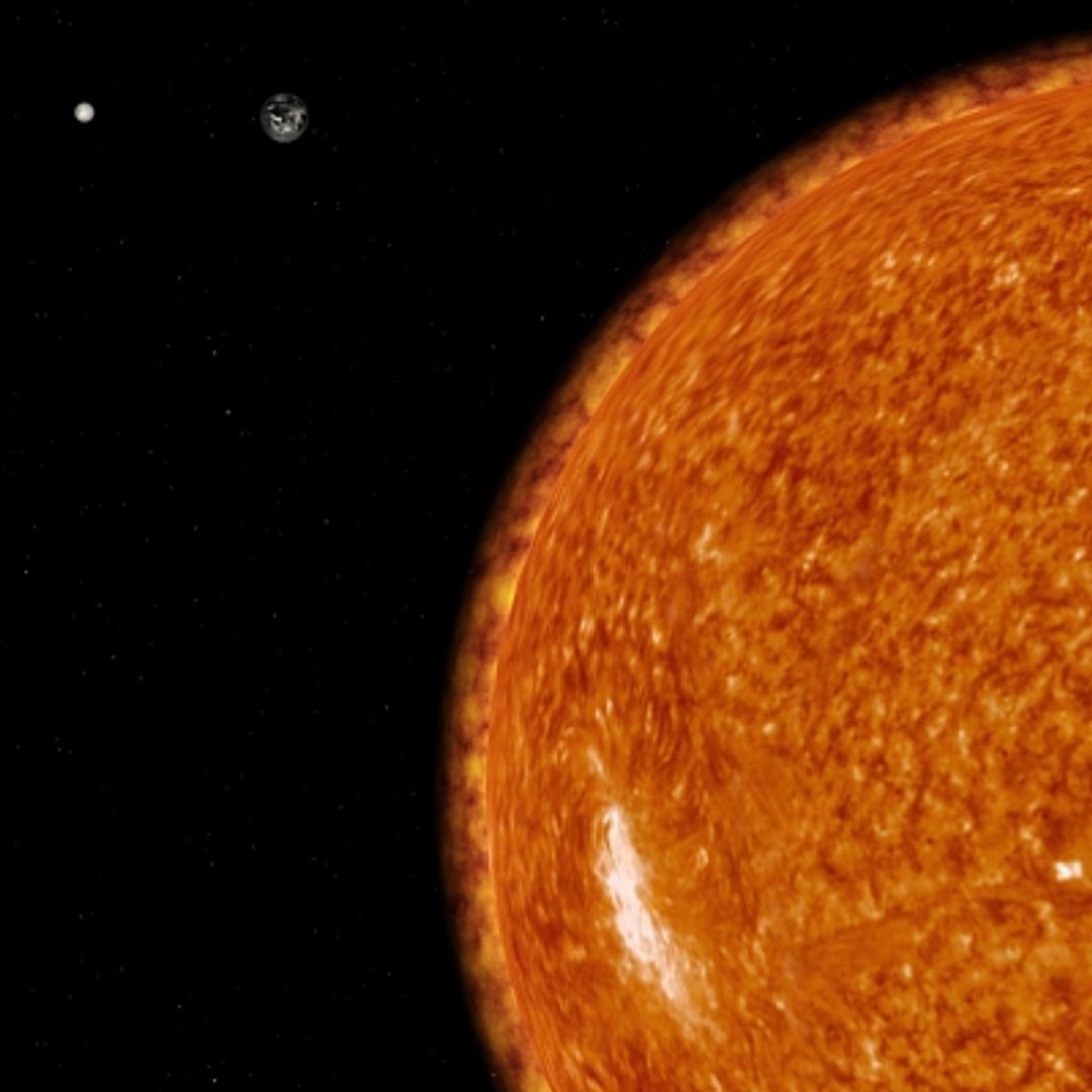 Max Earth Moon Sun