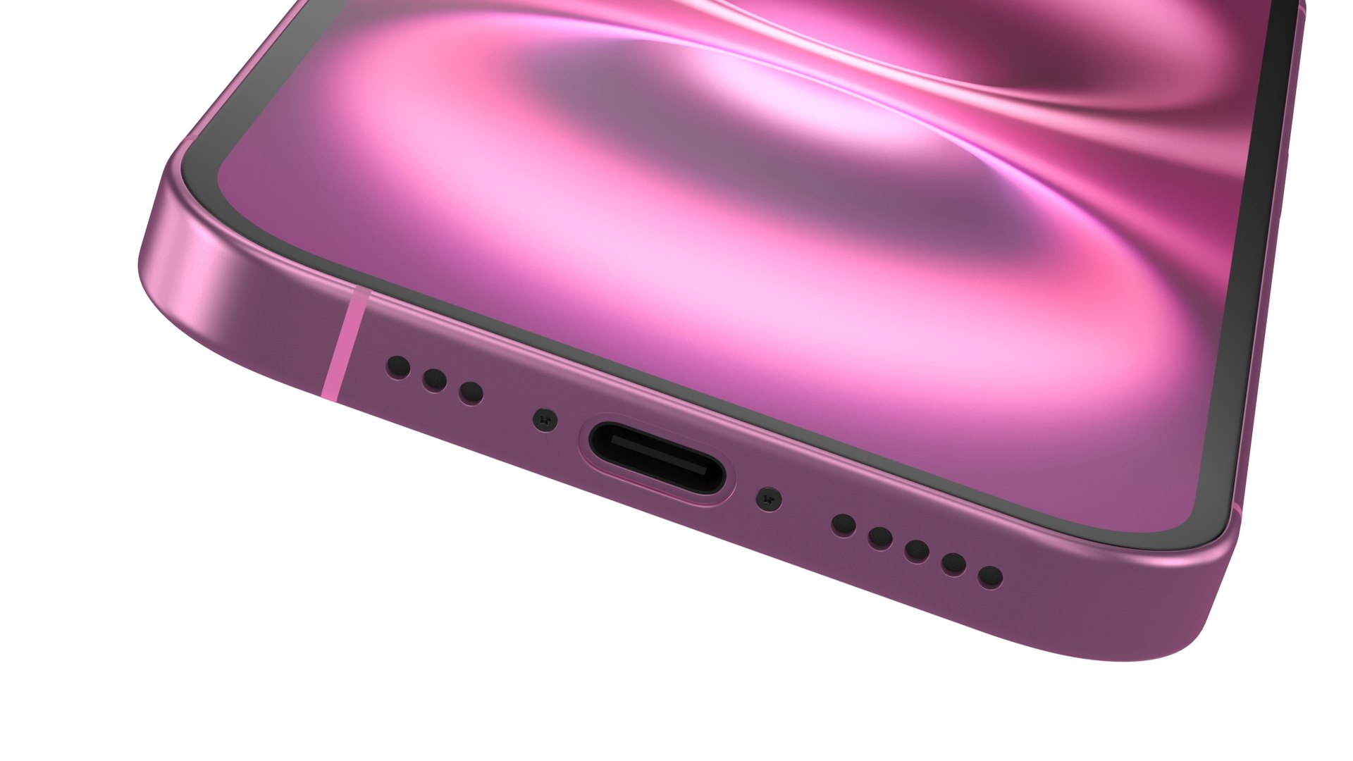3D Apple IPhone 16 Pink Model - TurboSquid 2292664