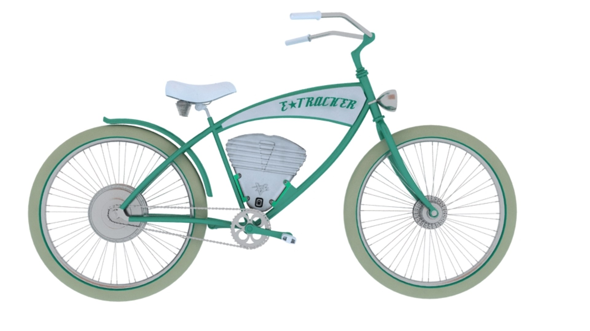3d etracker bike model