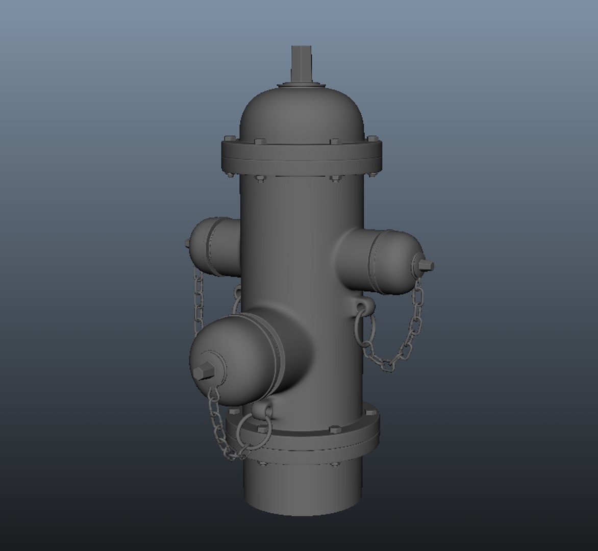 3d model hydrant
