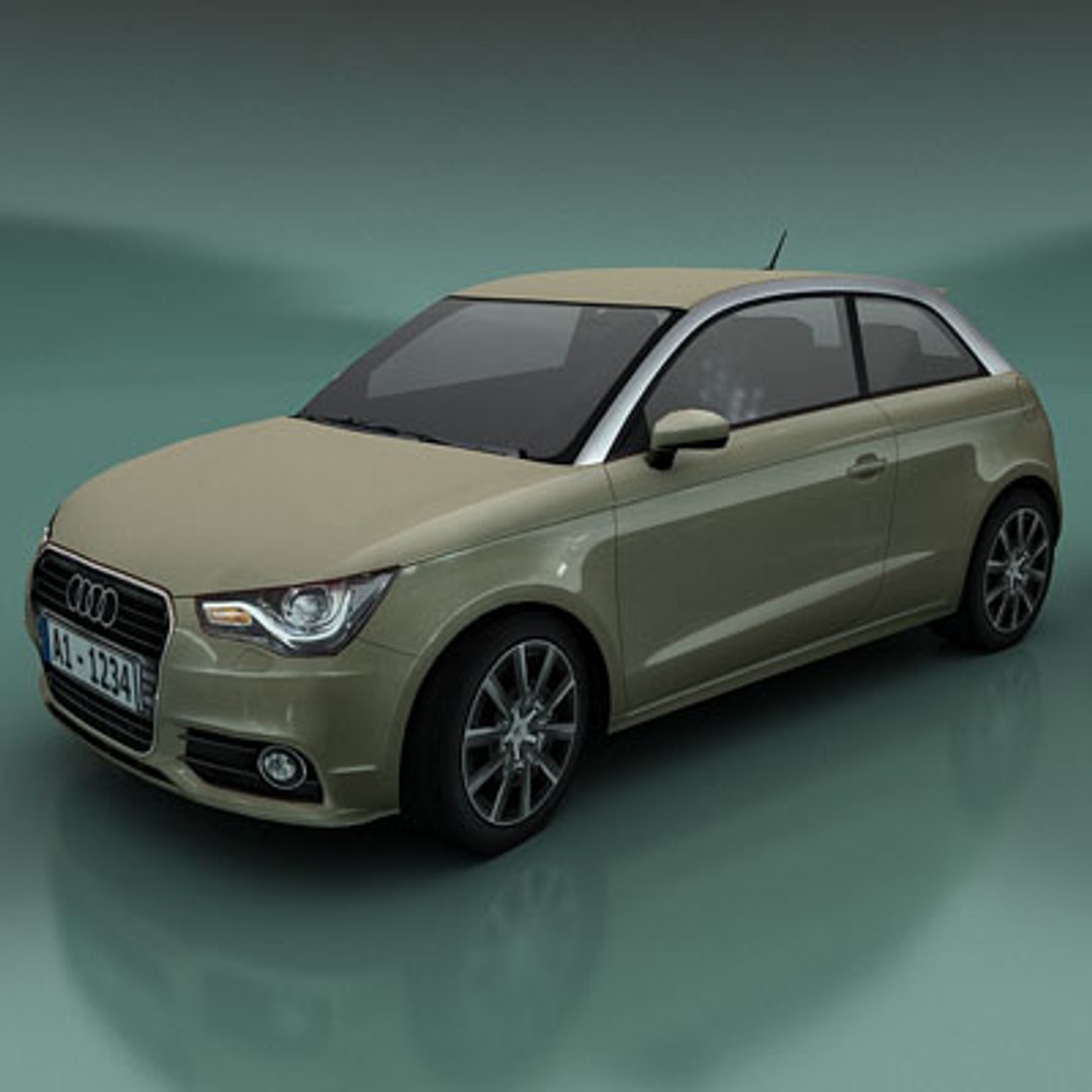 audi a1 3d model